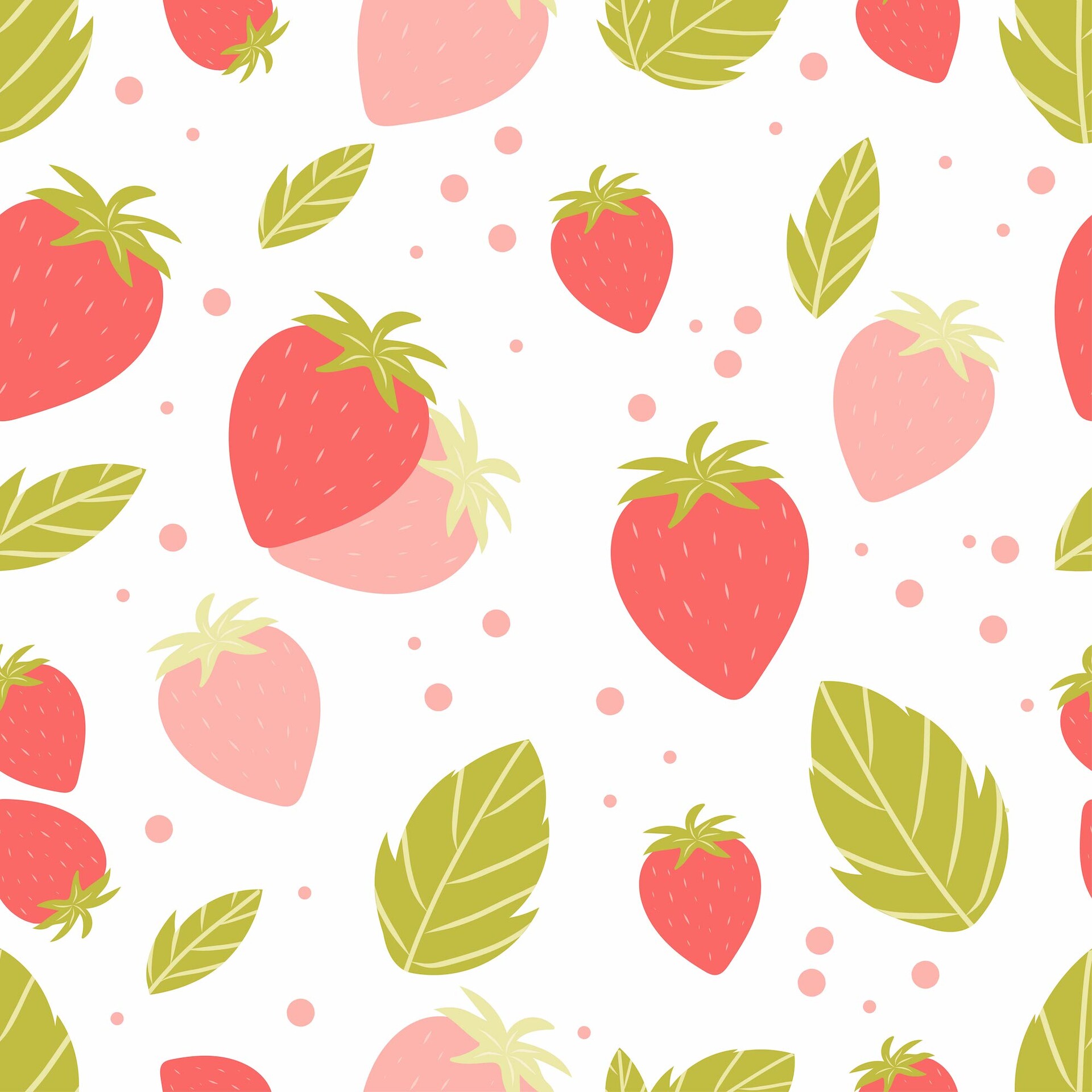 ArtStation - "Strawberry" - seamless pattern