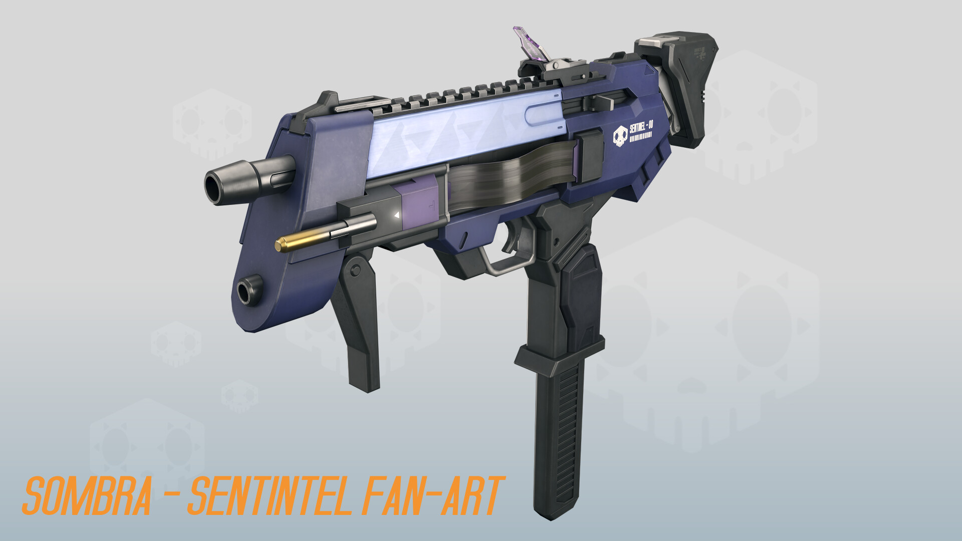 ArtStation - Overwatch Sombra Weapon Fan-Art
