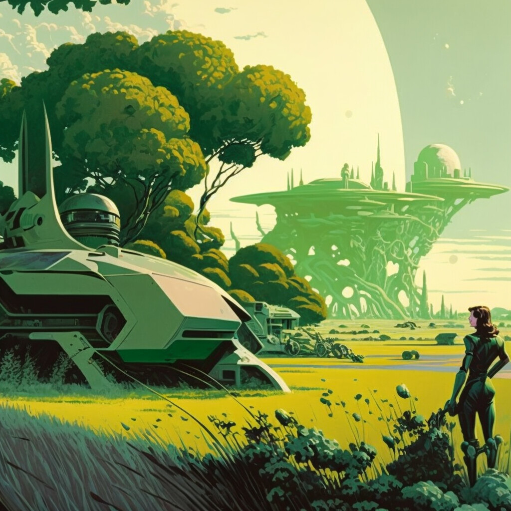 ArtStation - Retrofuturistic landscape art 62