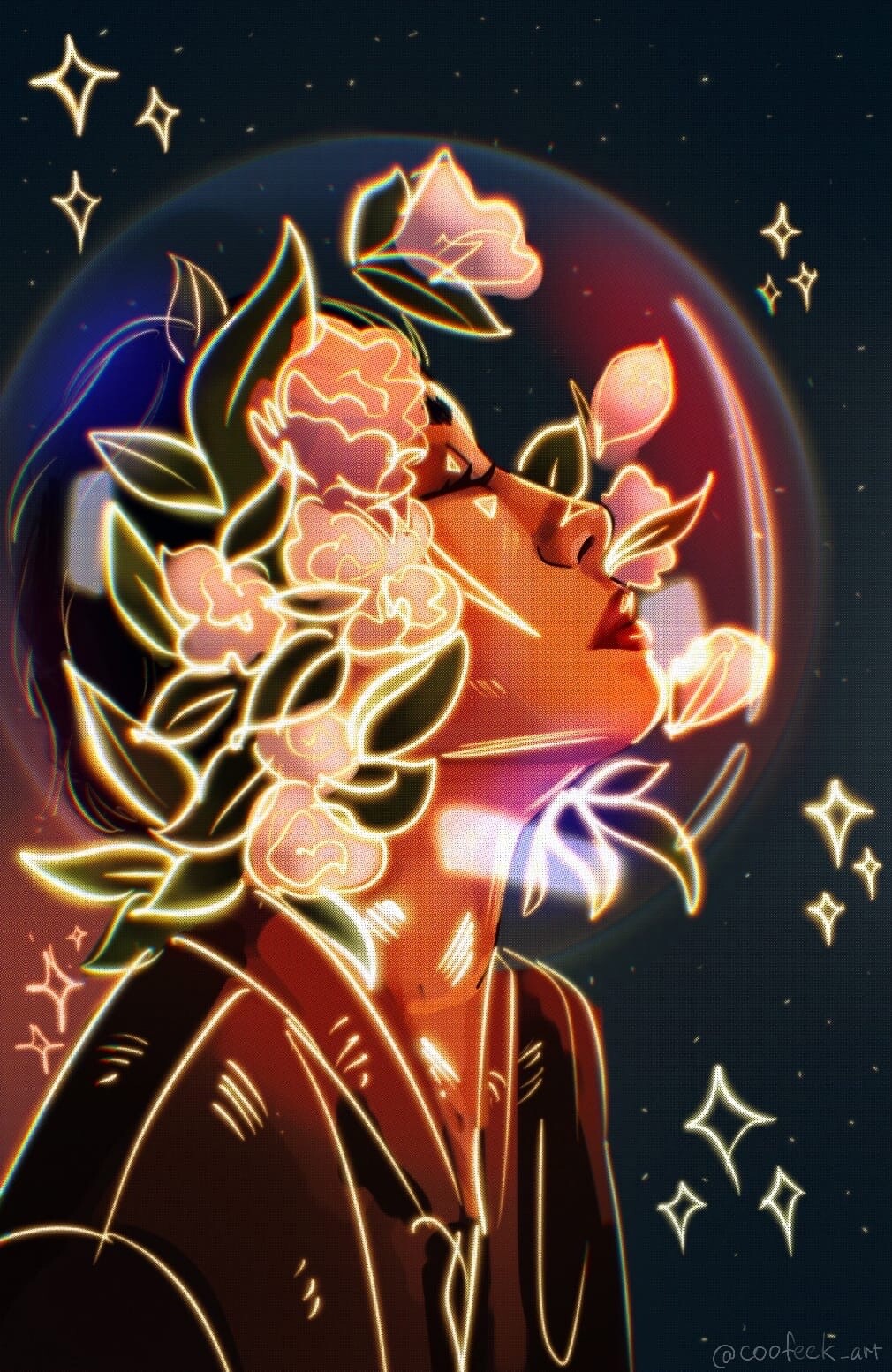 ArtStation - Girl&Space - Procreate