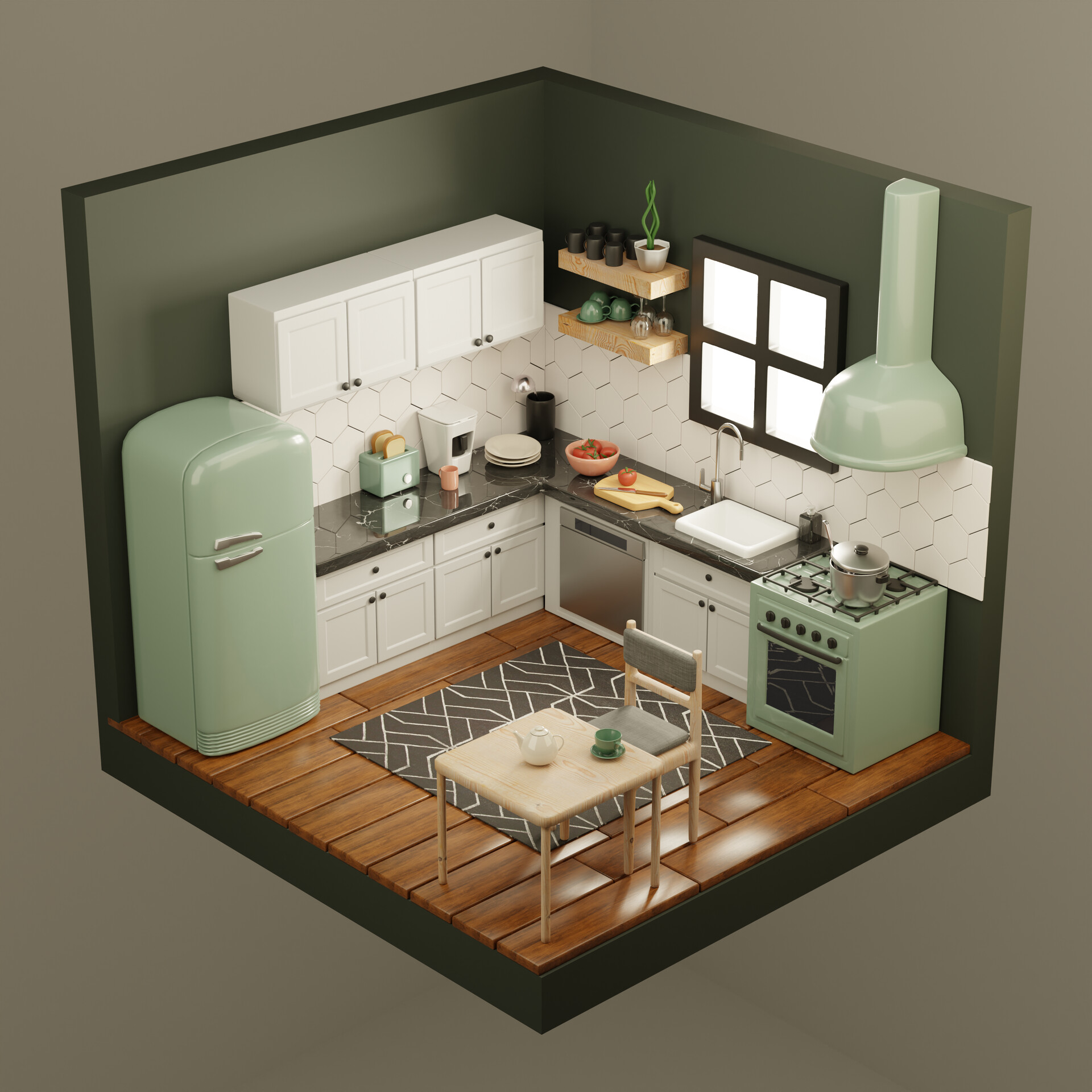 ArtStation - Kitchen Model