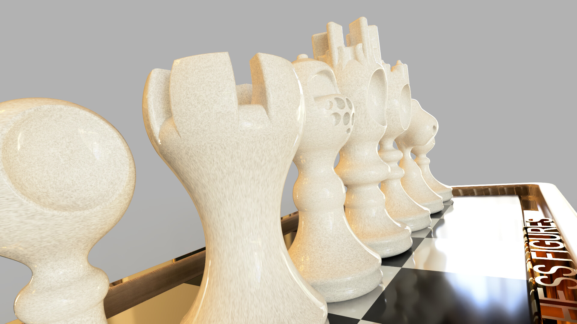 ArtStation - CHESS FIGURES own design