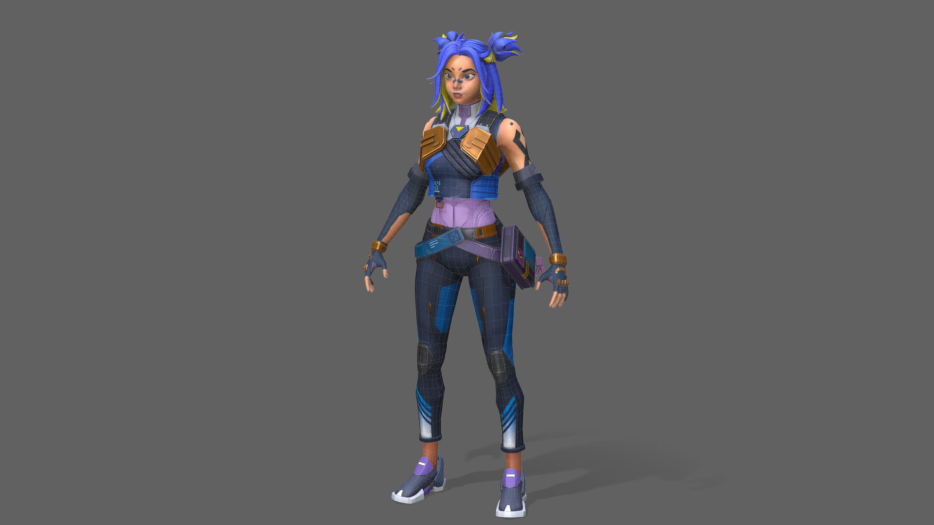 Ola Ghazali - Neon - Valorant Fan Art