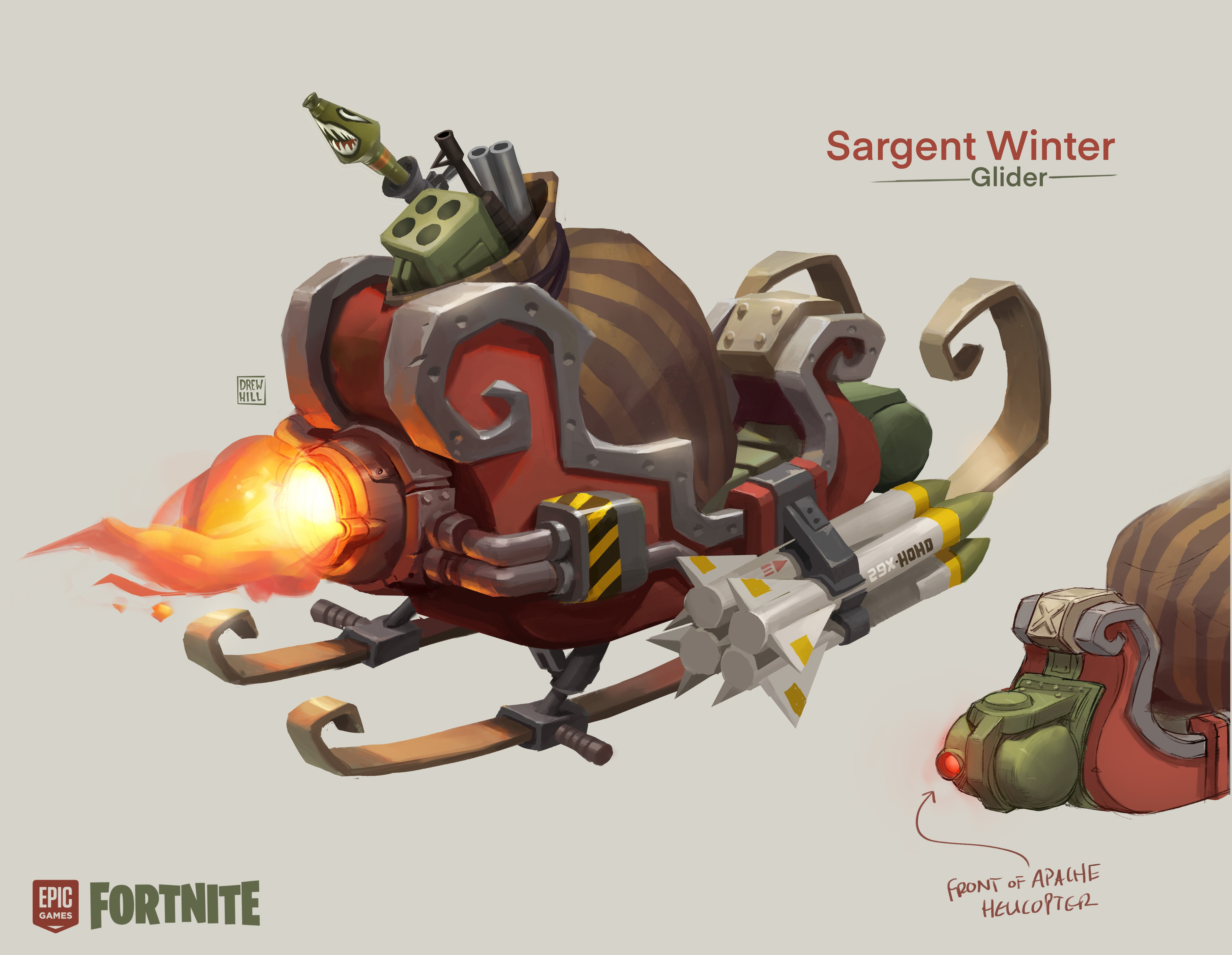 Drew Hill - Sgt. Winter Concept