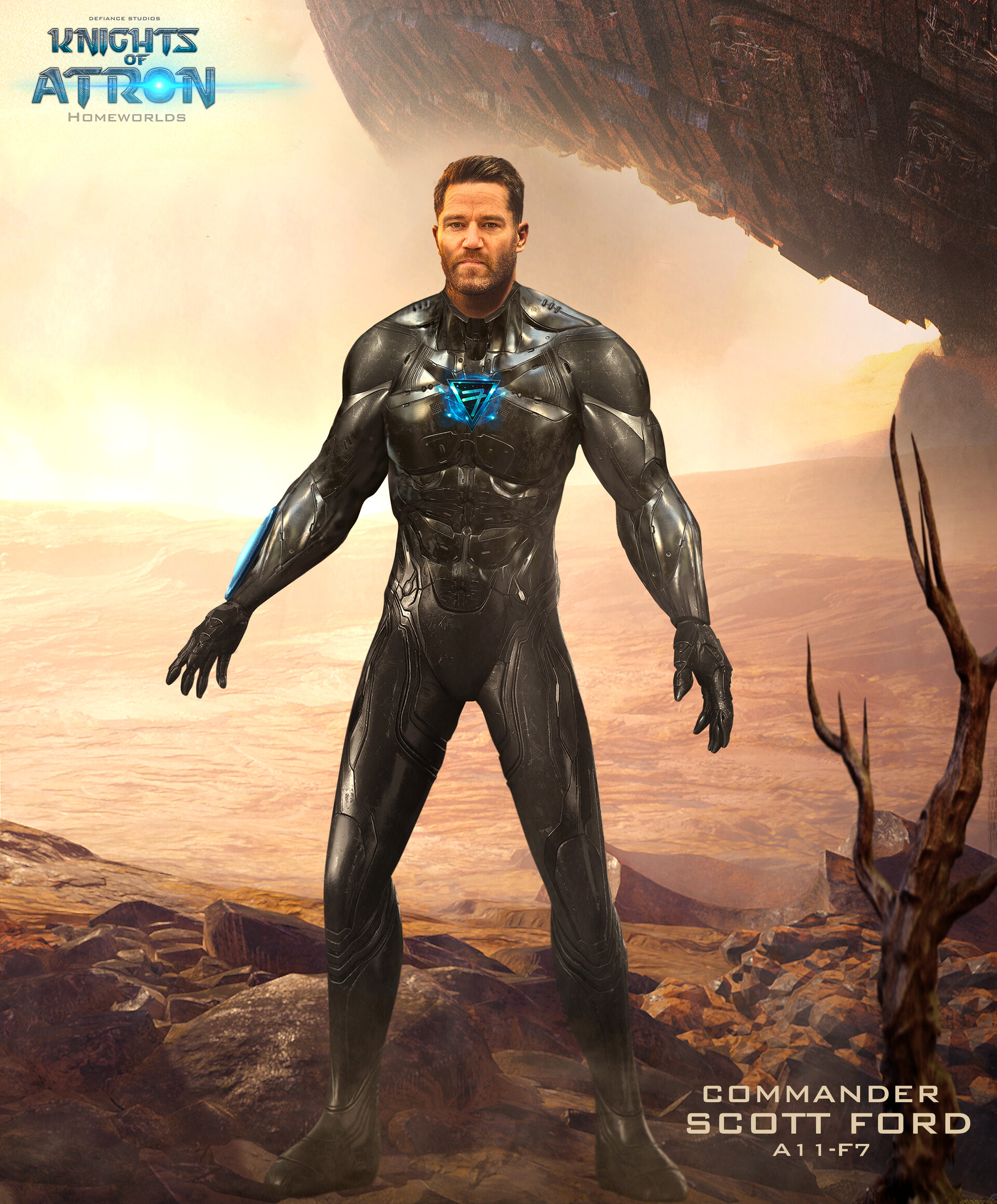ArtStation - Commander Scott Ford aka Thunderbolt (Knights of Atron ...