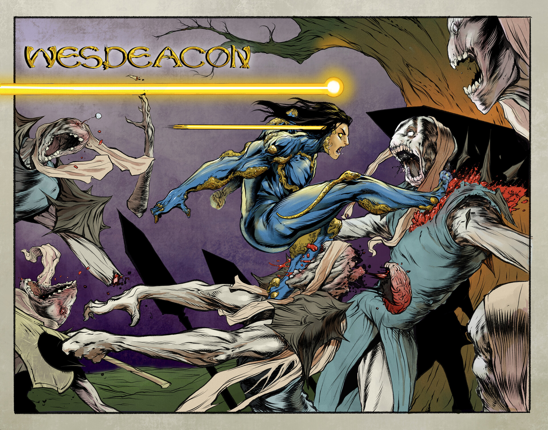 ArtStation - Wesdeacon Splash Page