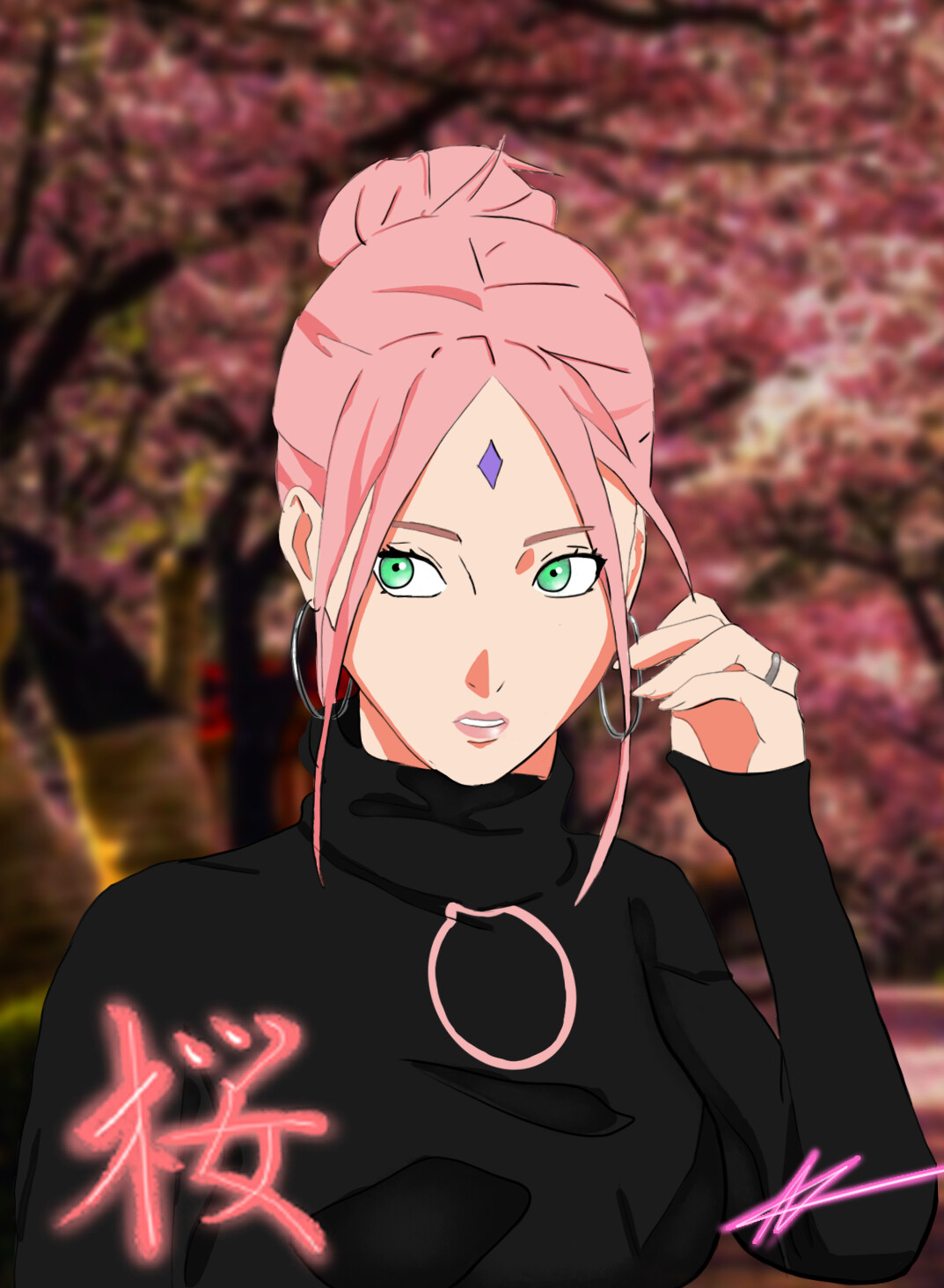 ArtStation - Sakura Fan Art