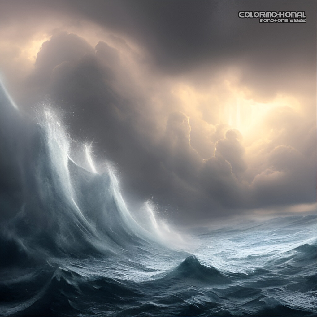 ColorMotional - Nightcafe - Ocean Storm Series