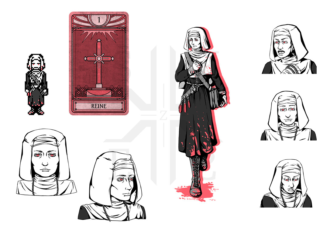 ArtStation - Nun Cathrine