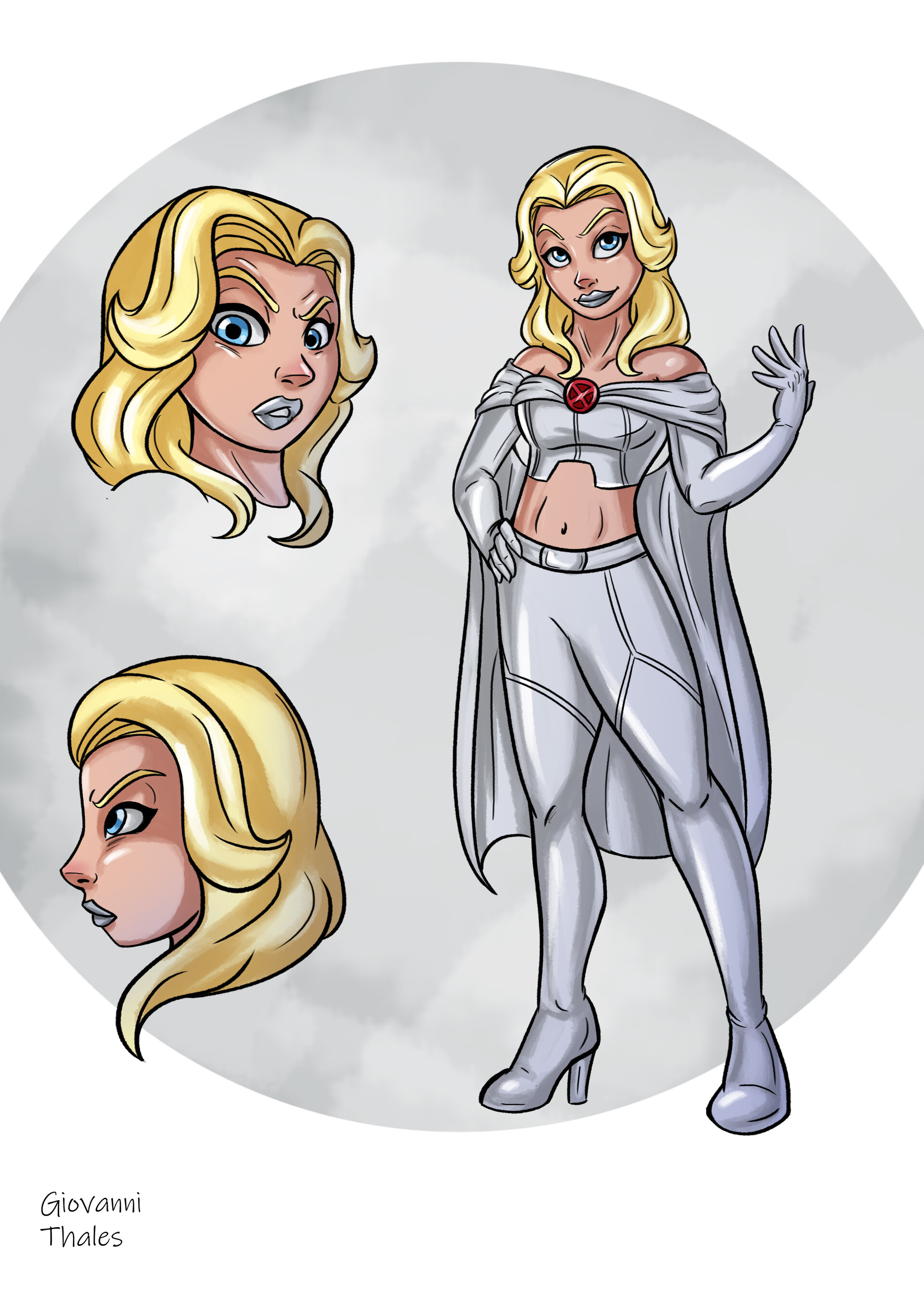 ArtStation - Emma Frost - Disney Style