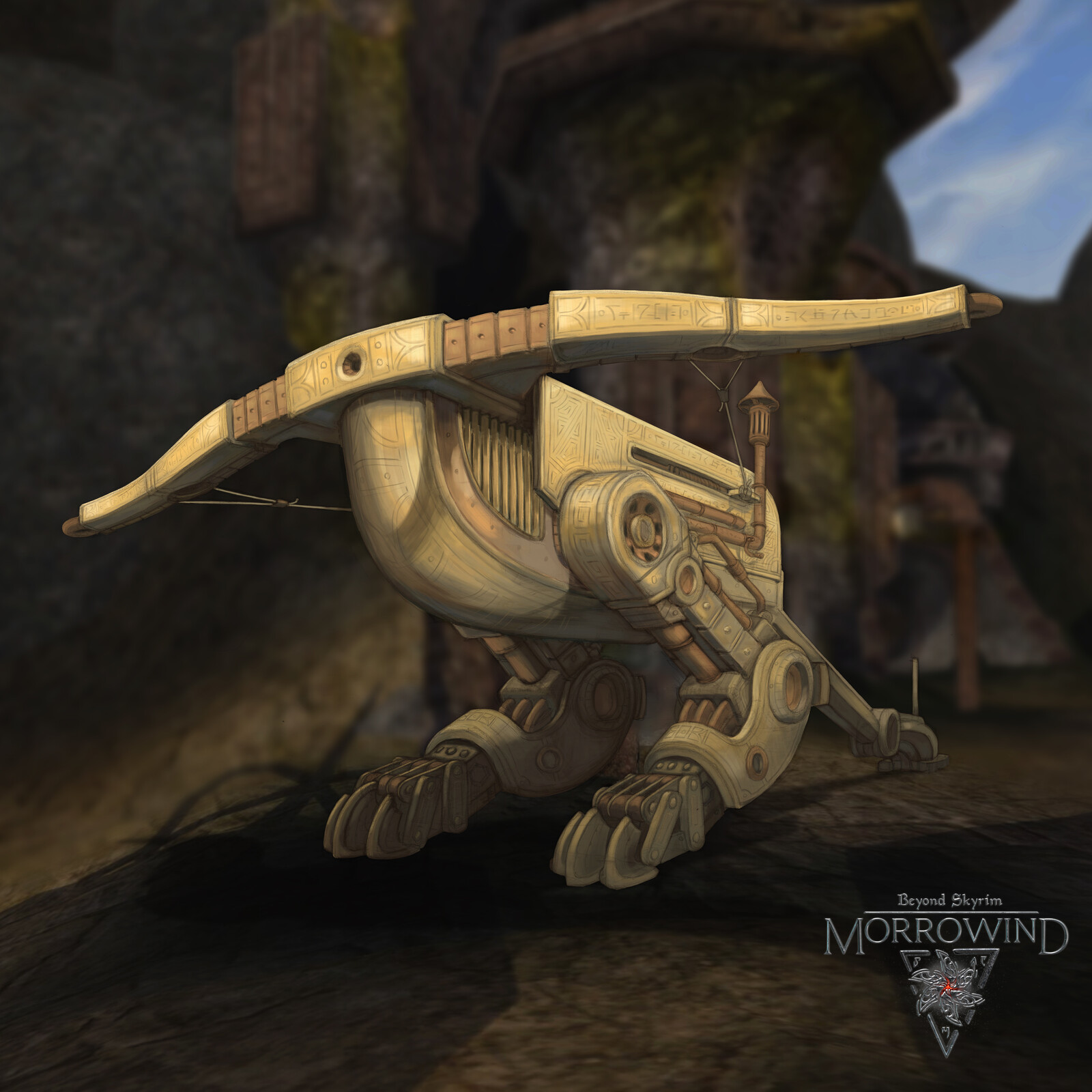 Domenico Pisano - Beyond Skyrim: Morrowind - Dwemer Ballista (Static)