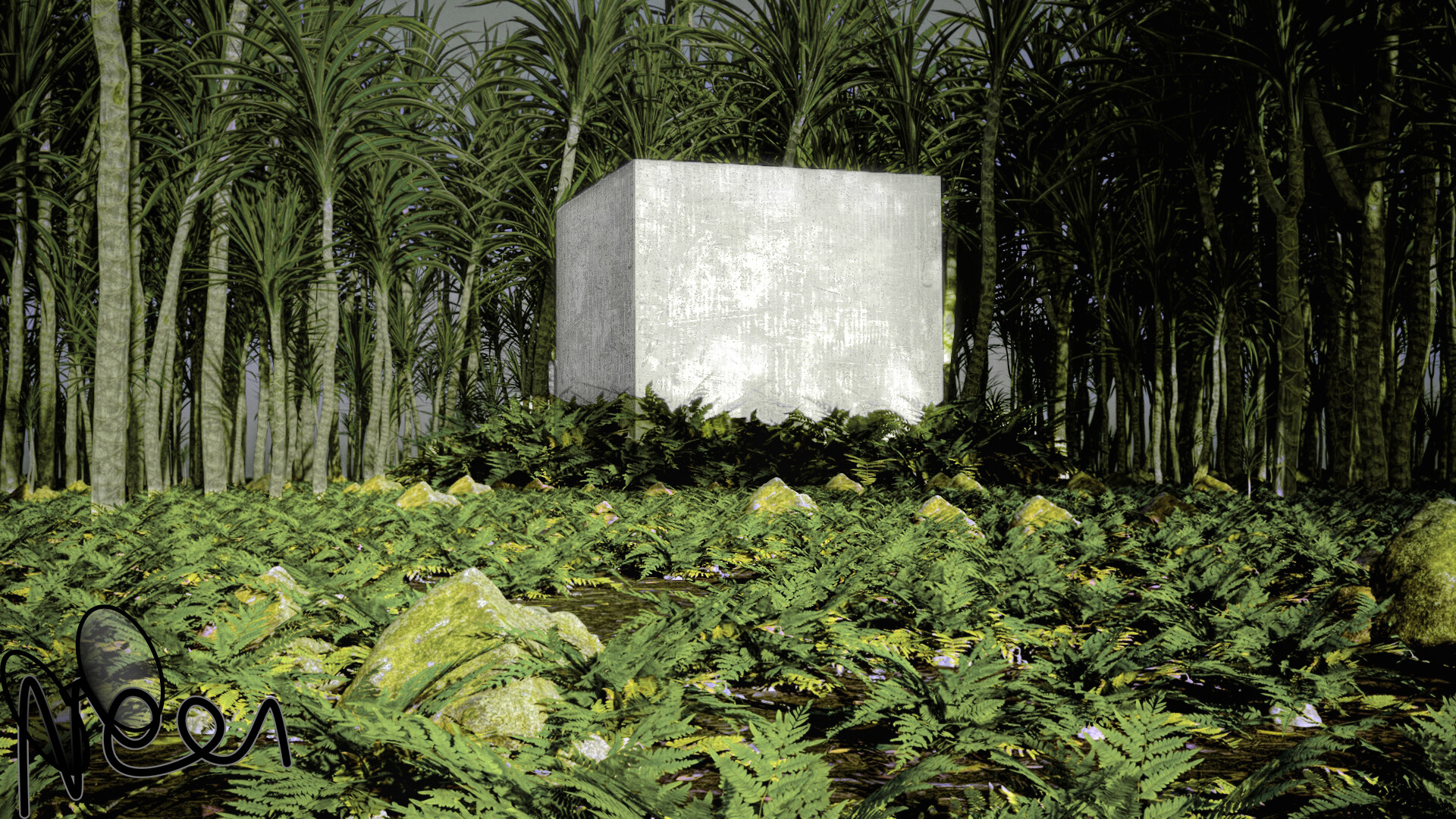 ArtStation - default cube in its natural habitat