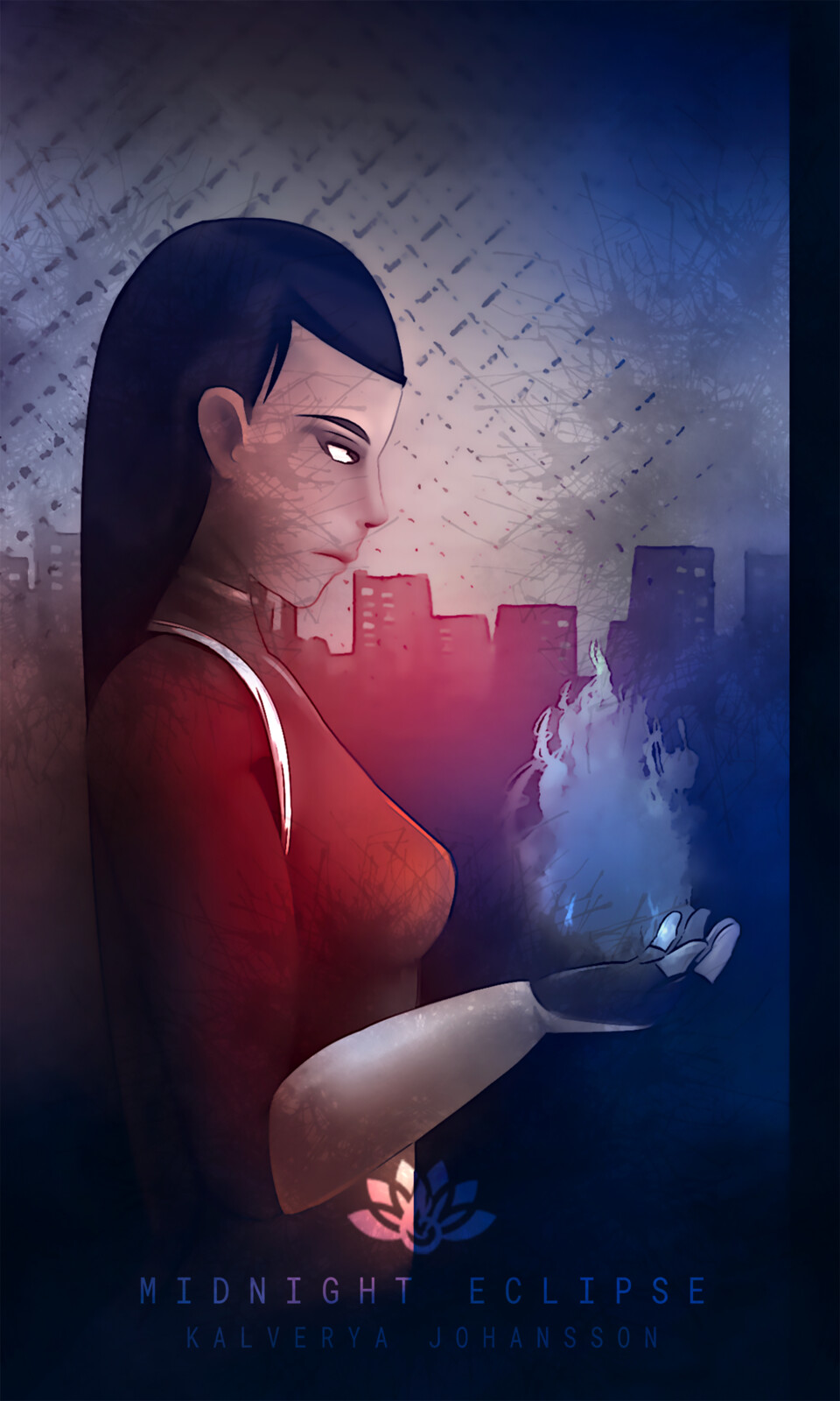 Kalverya Johansson - Midnight Eclipse Poster: Gothalia