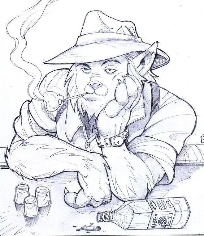 ArtStation - Anthro Private Eye