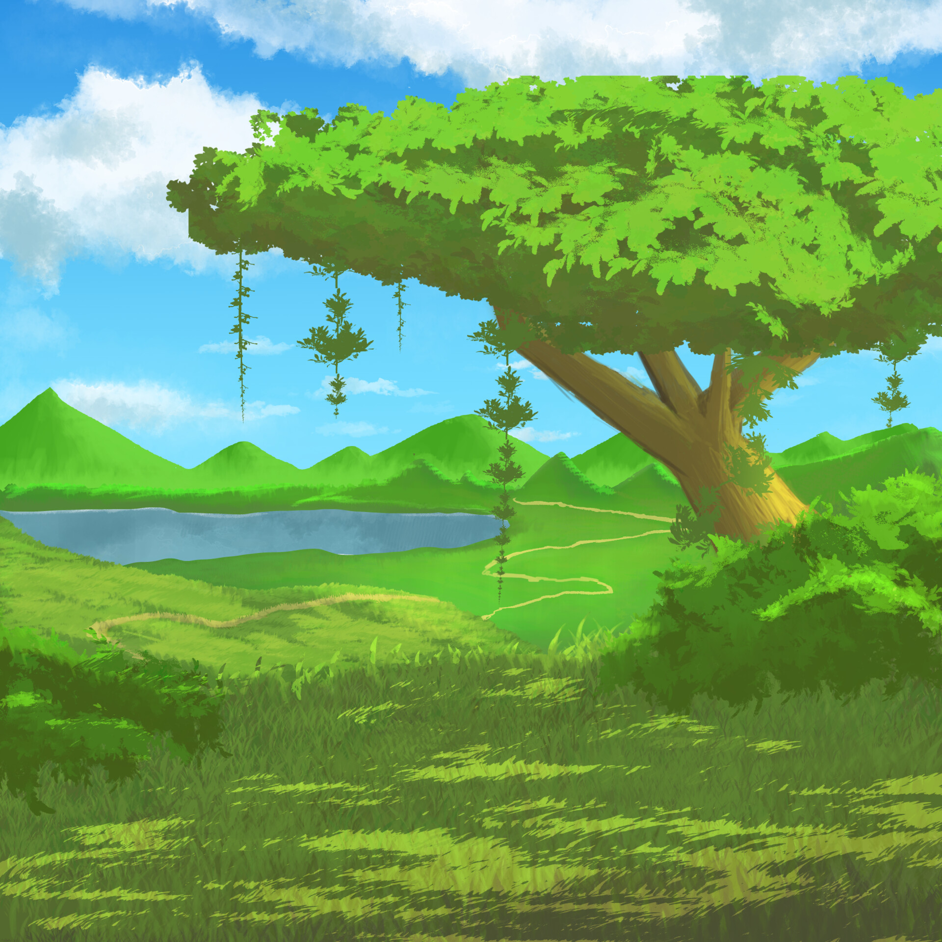 ArtStation - Landscaping experiment