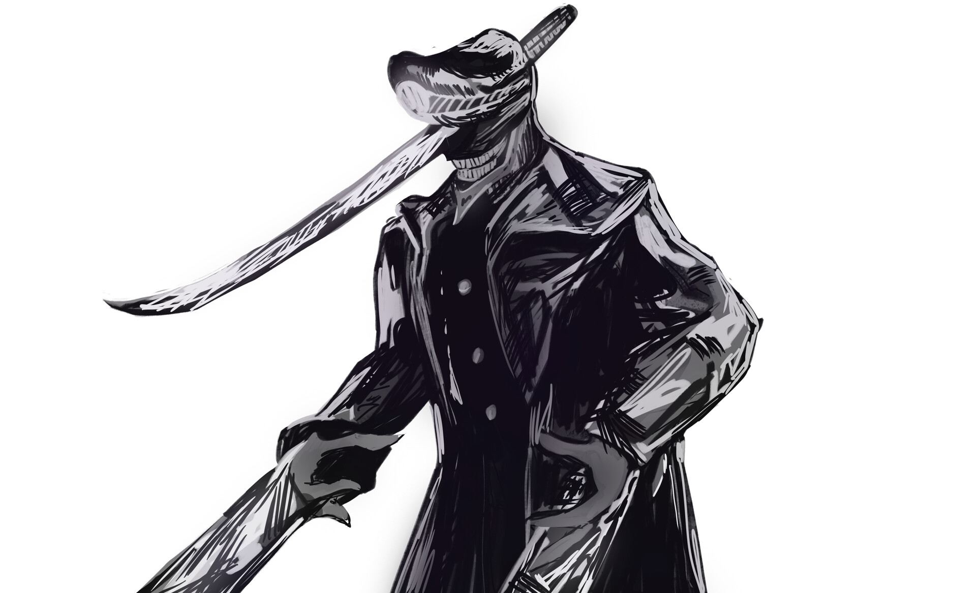 ArtStation - katana man chainsaw man