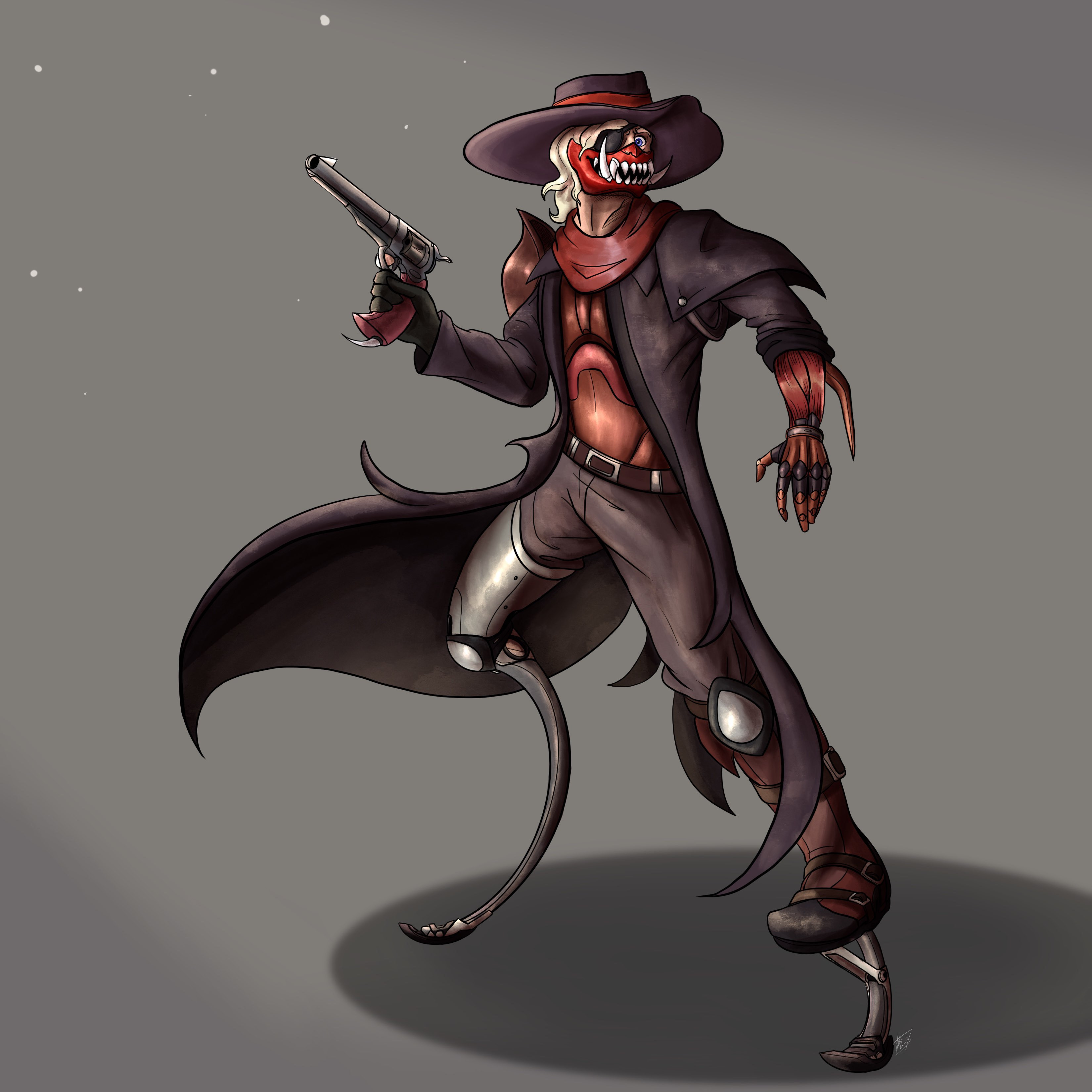 Elizabeth Rei "Wim" Pulanco - Grey Stonecypher, the One-Eyed Panther