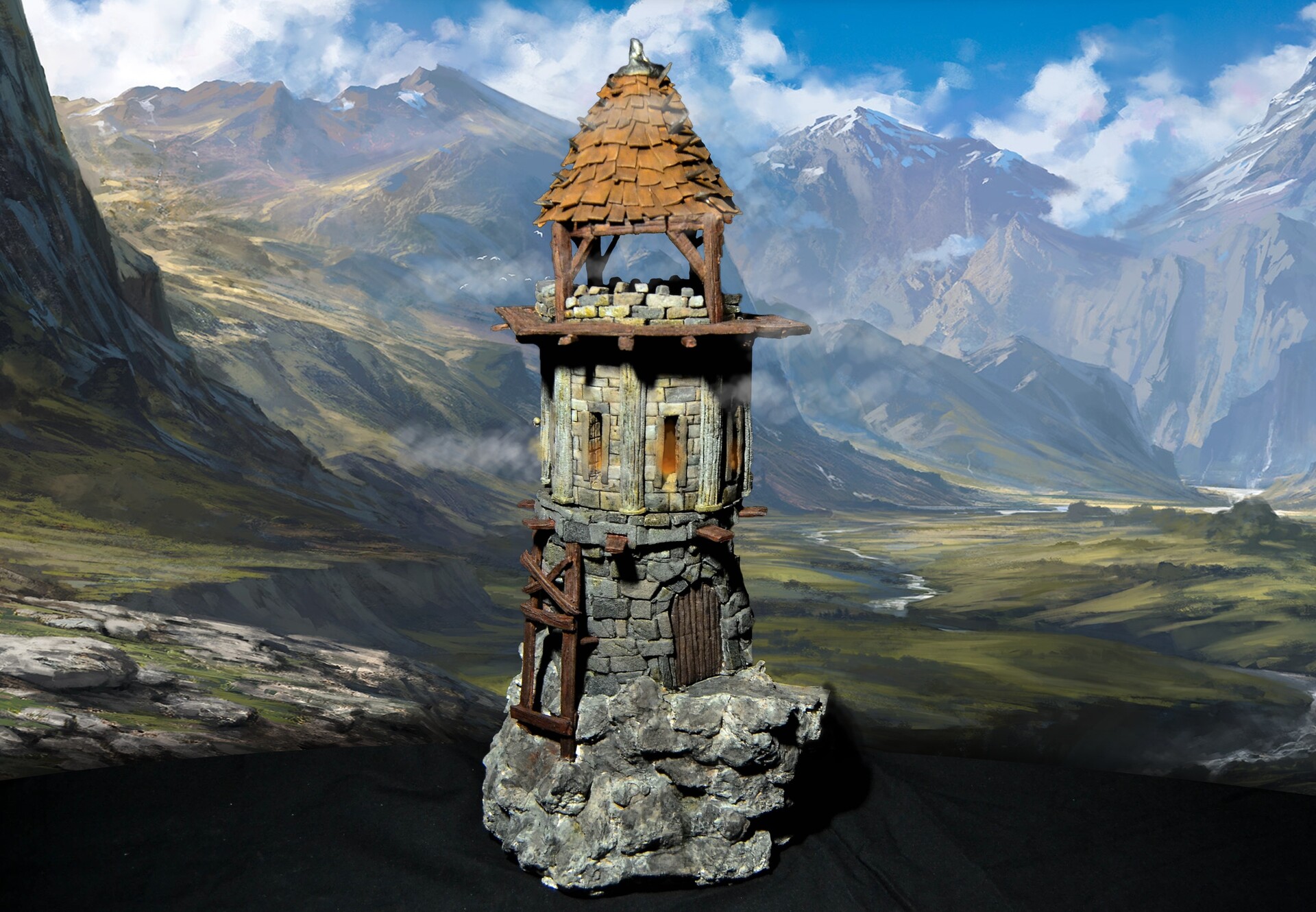 ArtStation - Handmade Diorama: Nordic Watchtower