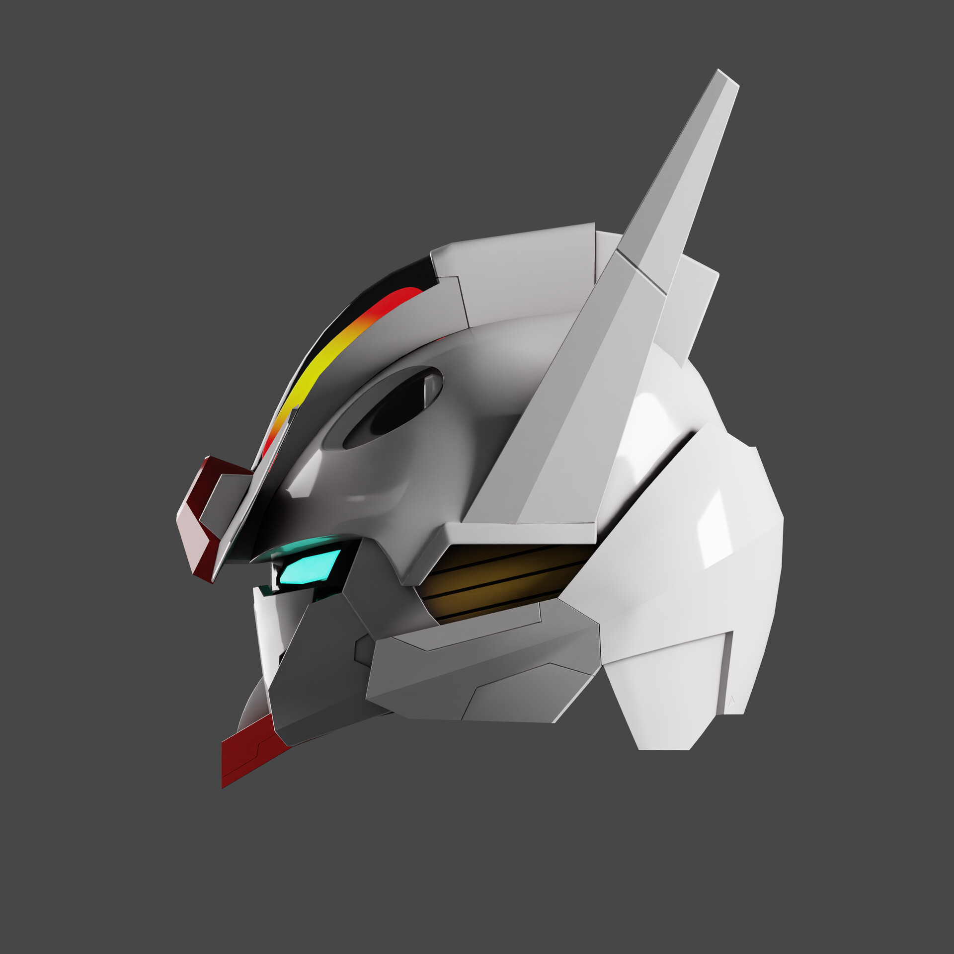 Nico Paulo Costales - Gundam Aerial head - WIP