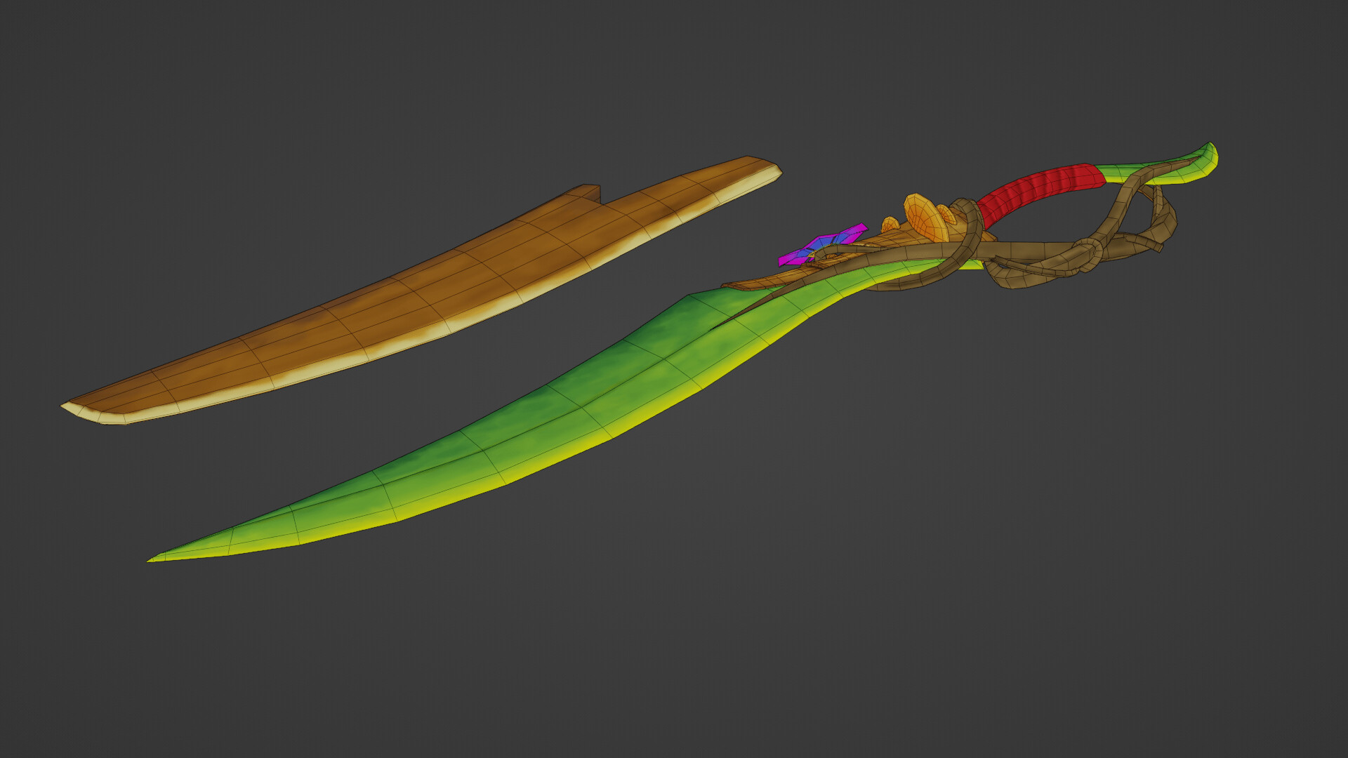 ArtStation - Low Poly Sword
