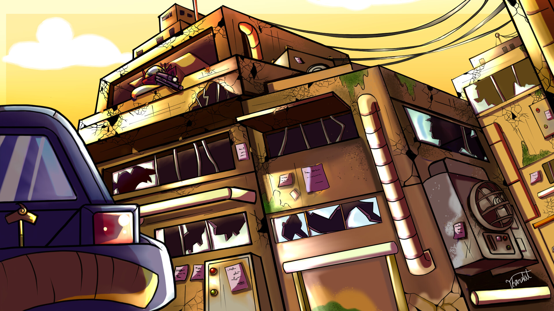 ArtStation - Background for short animation