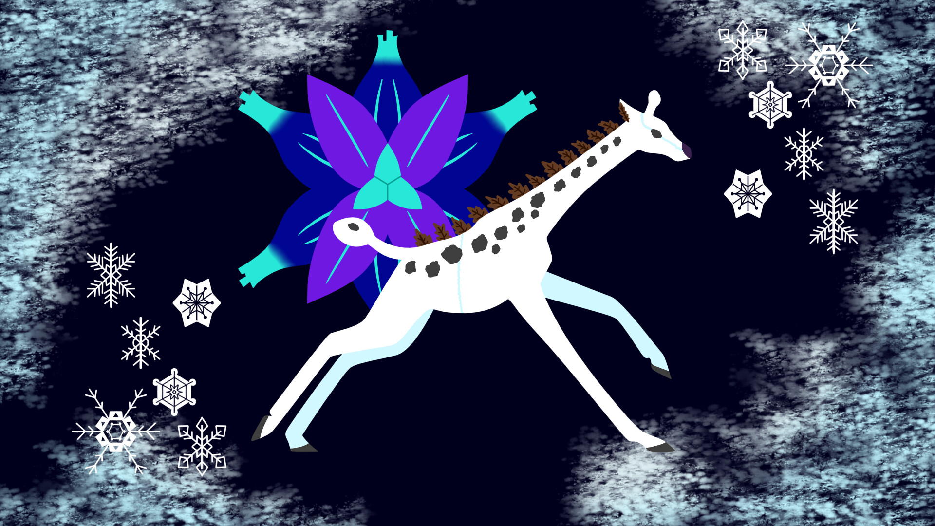 ArtStation - Snow giraffe