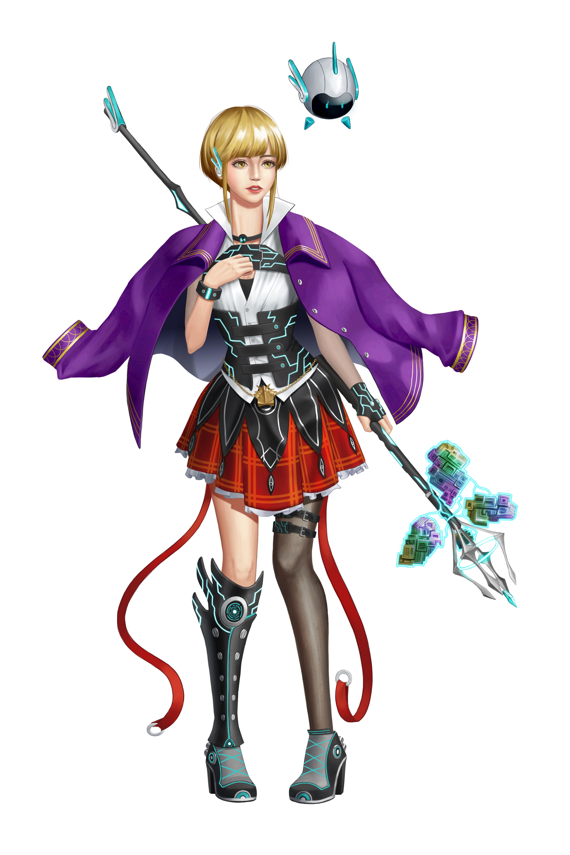 ArtStation - Future science female characters (Practice)