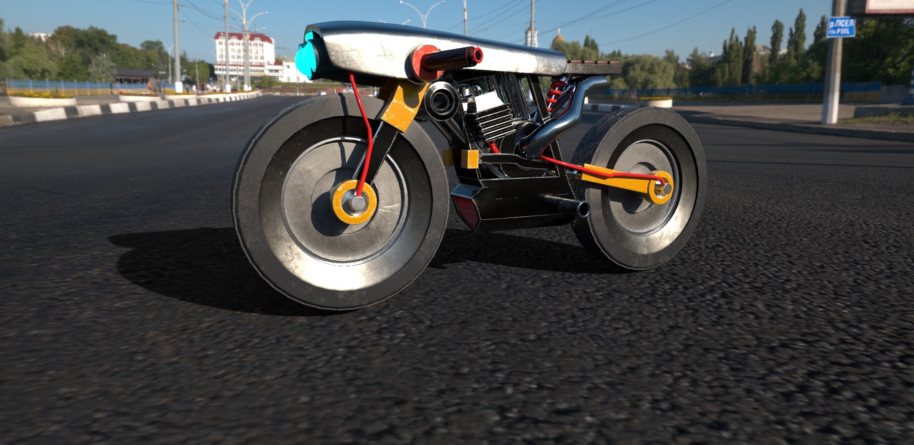 ArtStation - cyberpunk bike