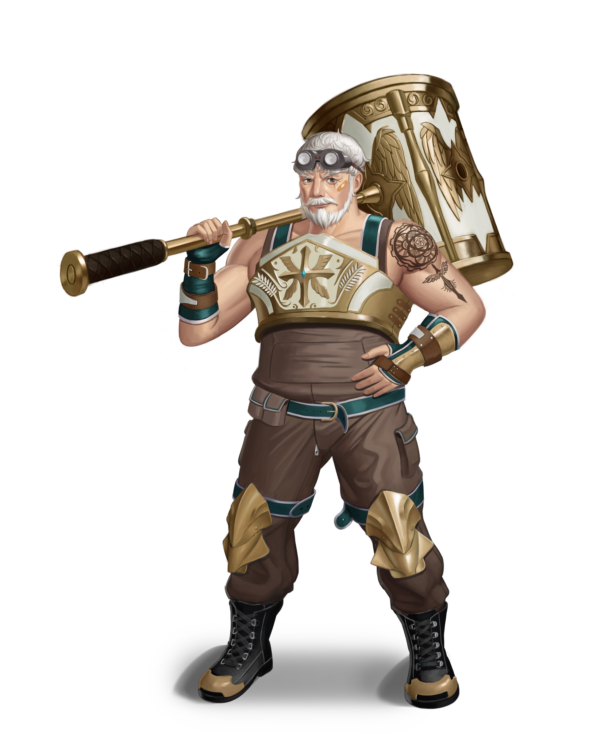 ArtStation - A male blacksmith character