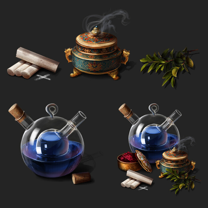 ArtStation - Decors and Items For HOG