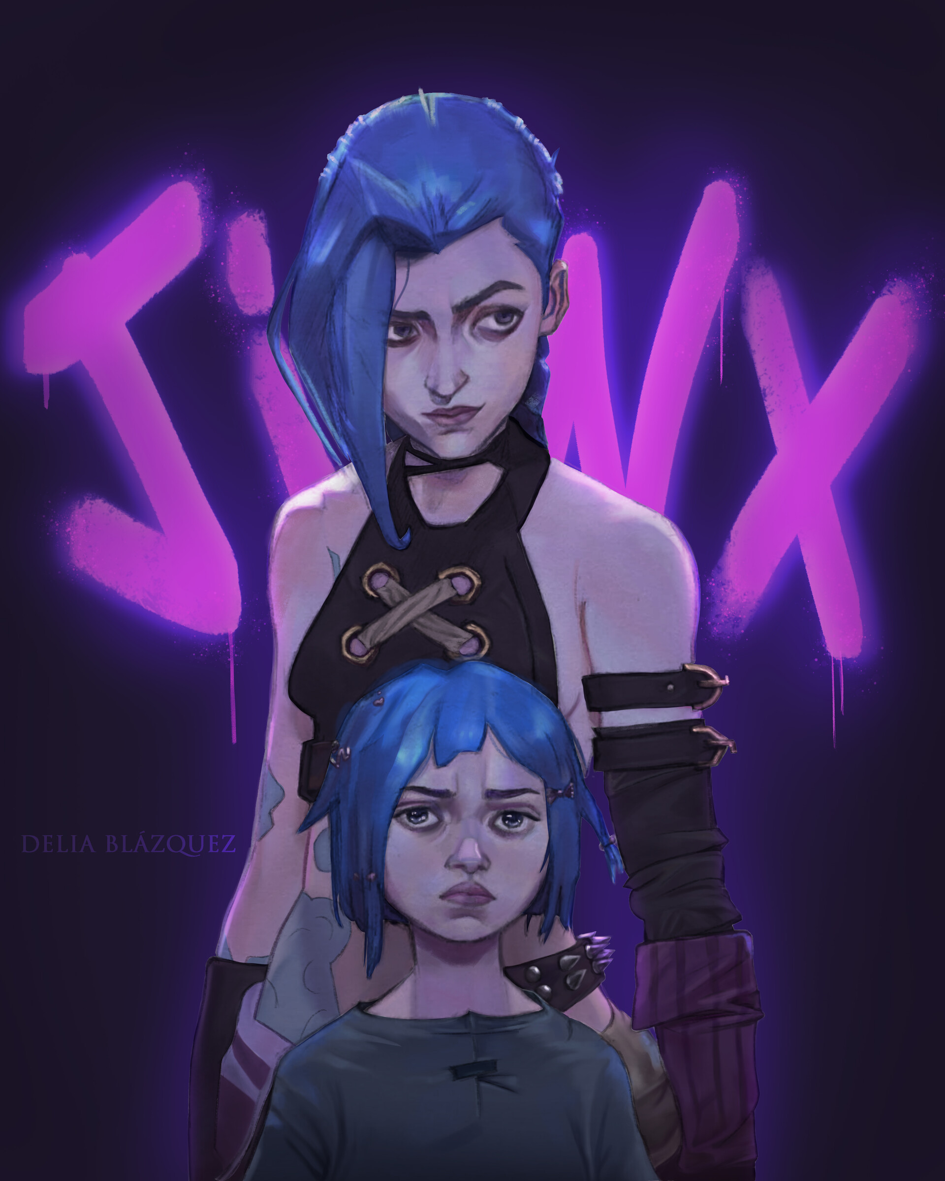 ArtStation - Jinx study (Arcane)