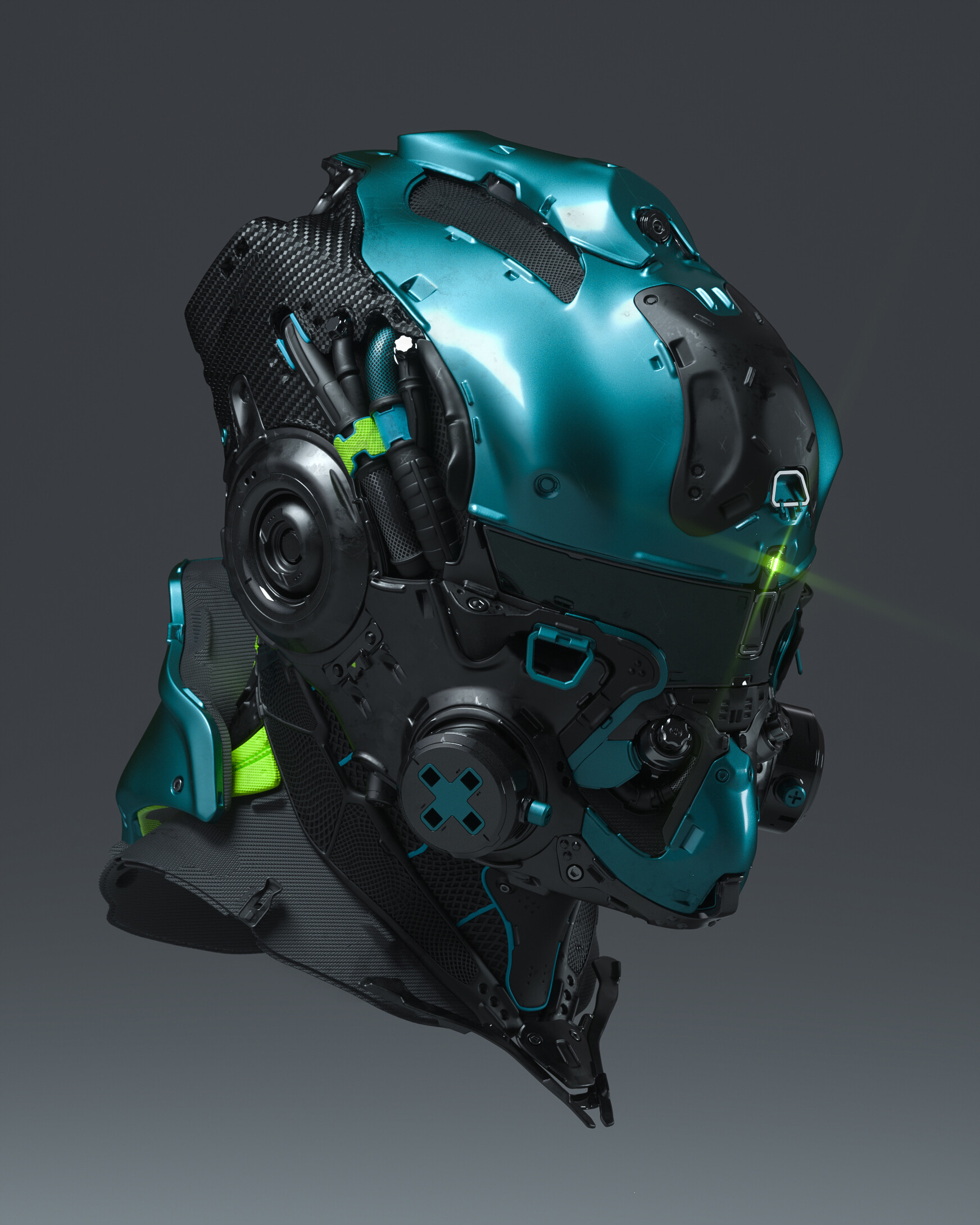 ArtStation - Scifi Helmet Design