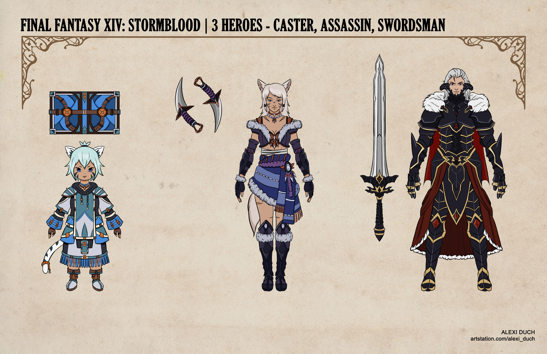 Alexi Duch - Final Fantasy XIV IP - Concept Design