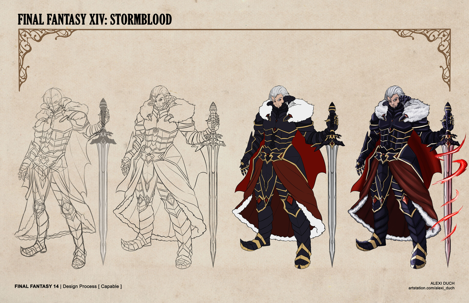 Alexi Duch - Final Fantasy XIV IP - Concept Design