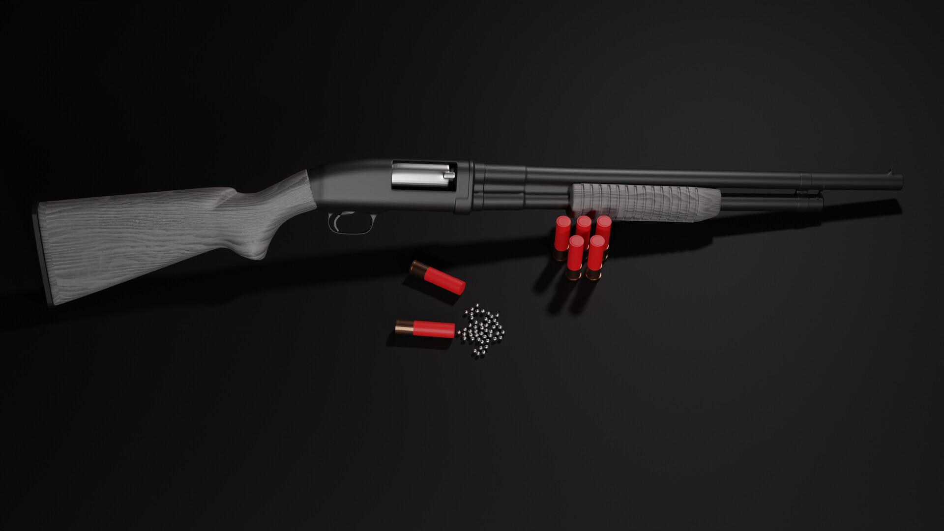 ArtStation - Shotgun Practice Blander Render
