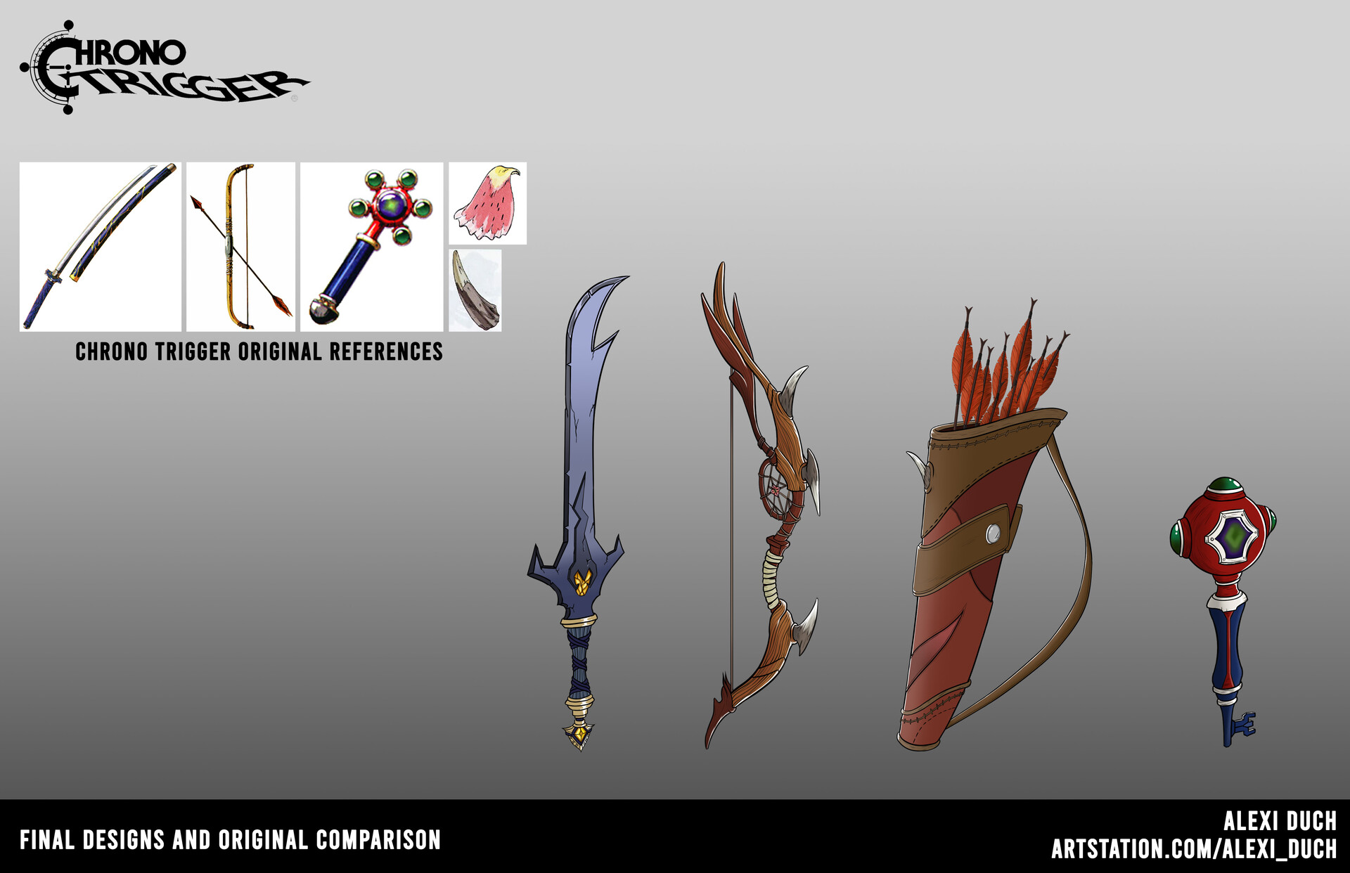 ArtStation - Chrono Trigger Prop Redesign