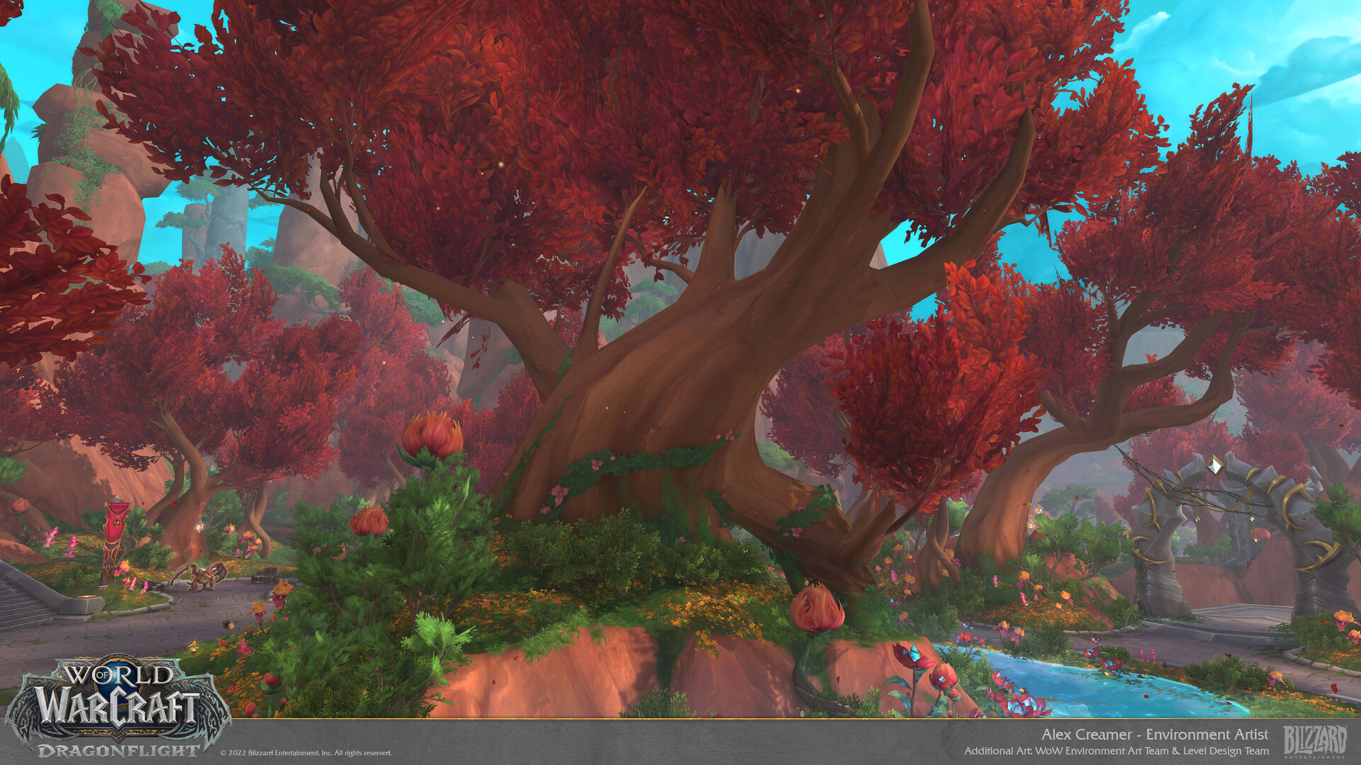 Alex Creamer - World of Warcraft: Dragonflight Environment Art Assets