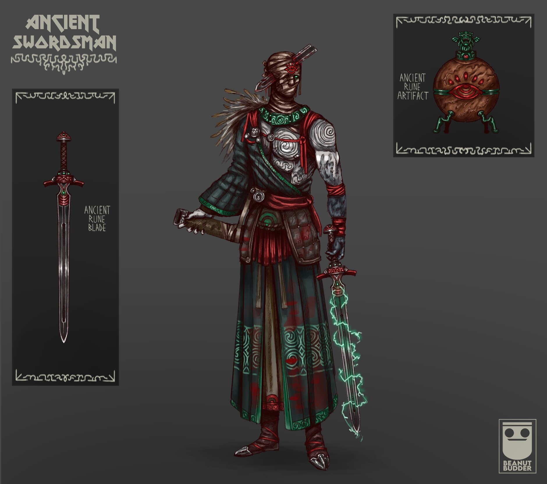 ArtStation - Ancient swordsman