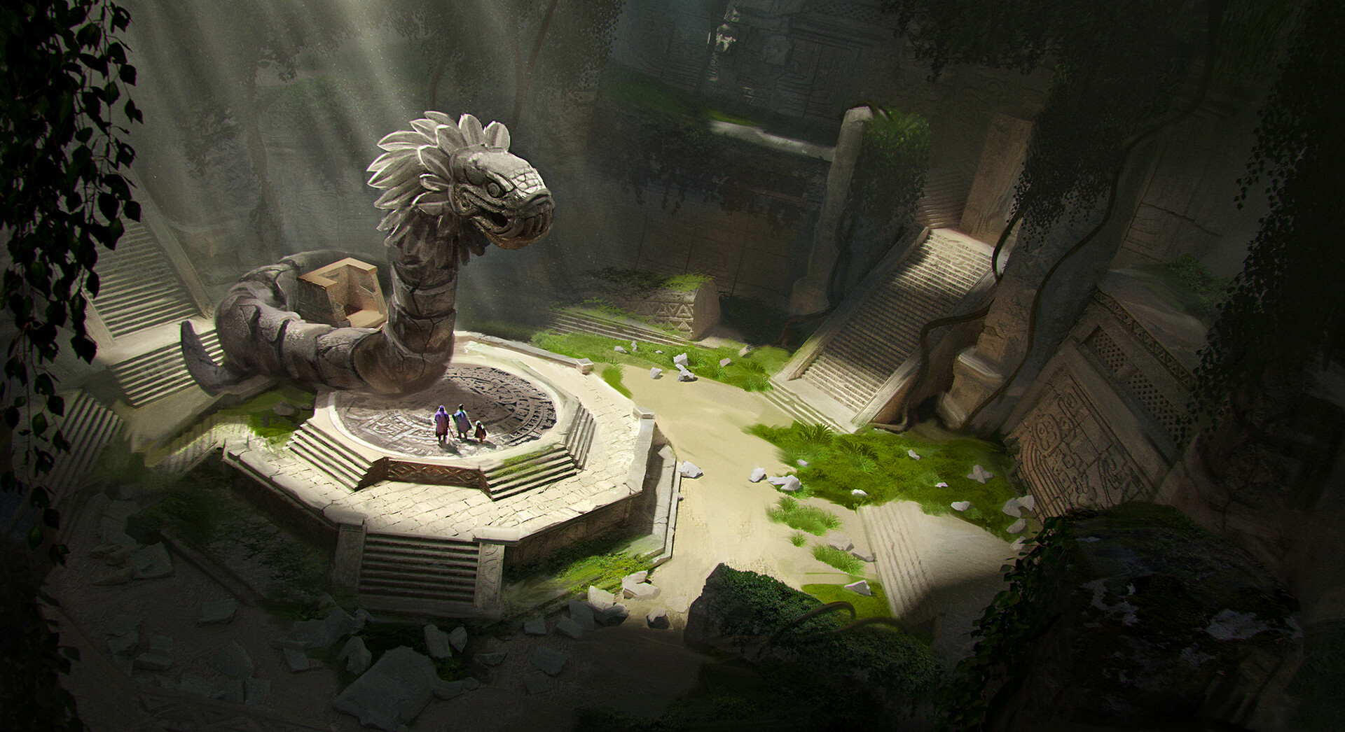 ArtStation - Omu Temple