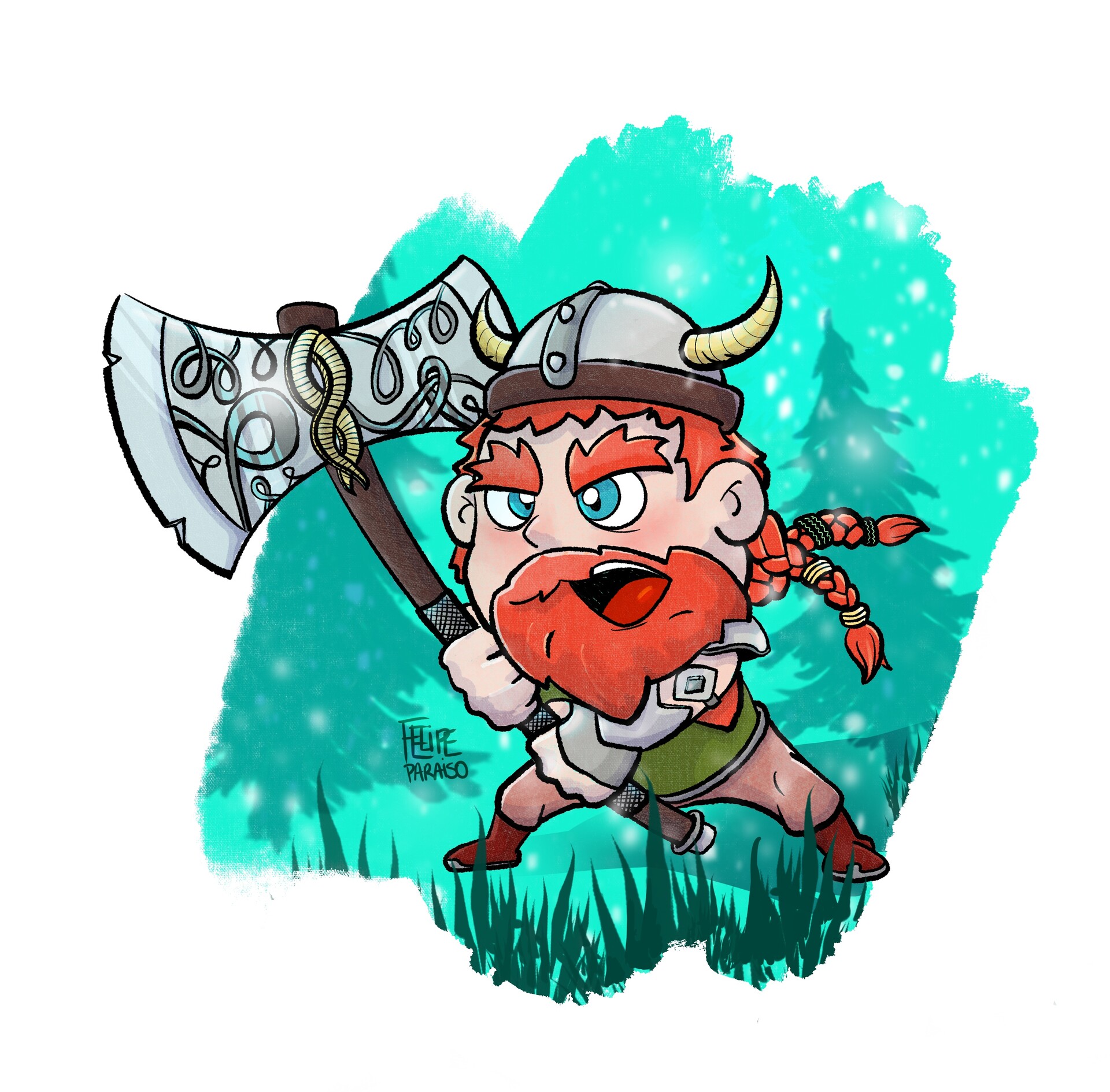 ArtStation - Mini Viking