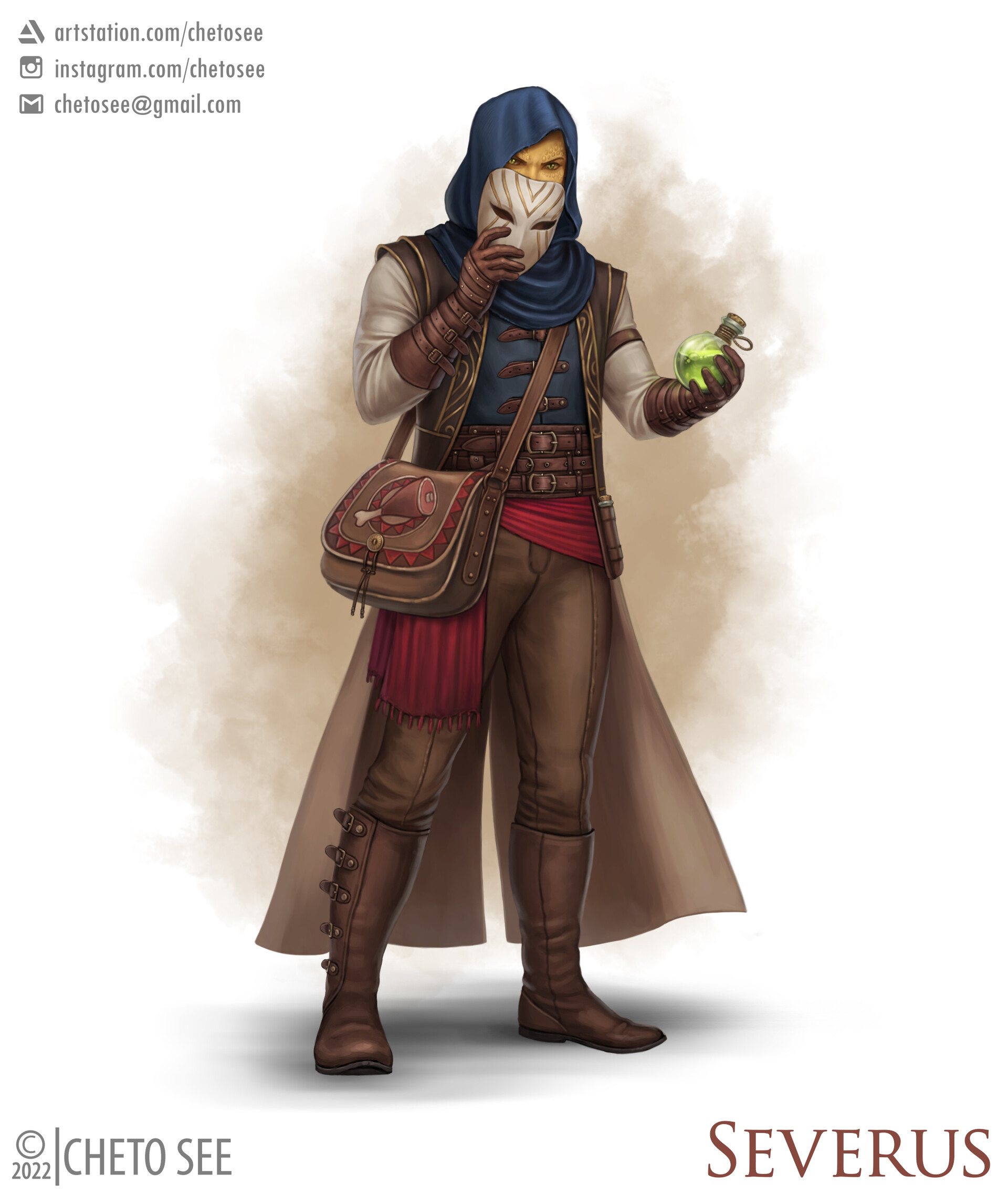 ArtStation - Severus, Yuan-ti Artificer