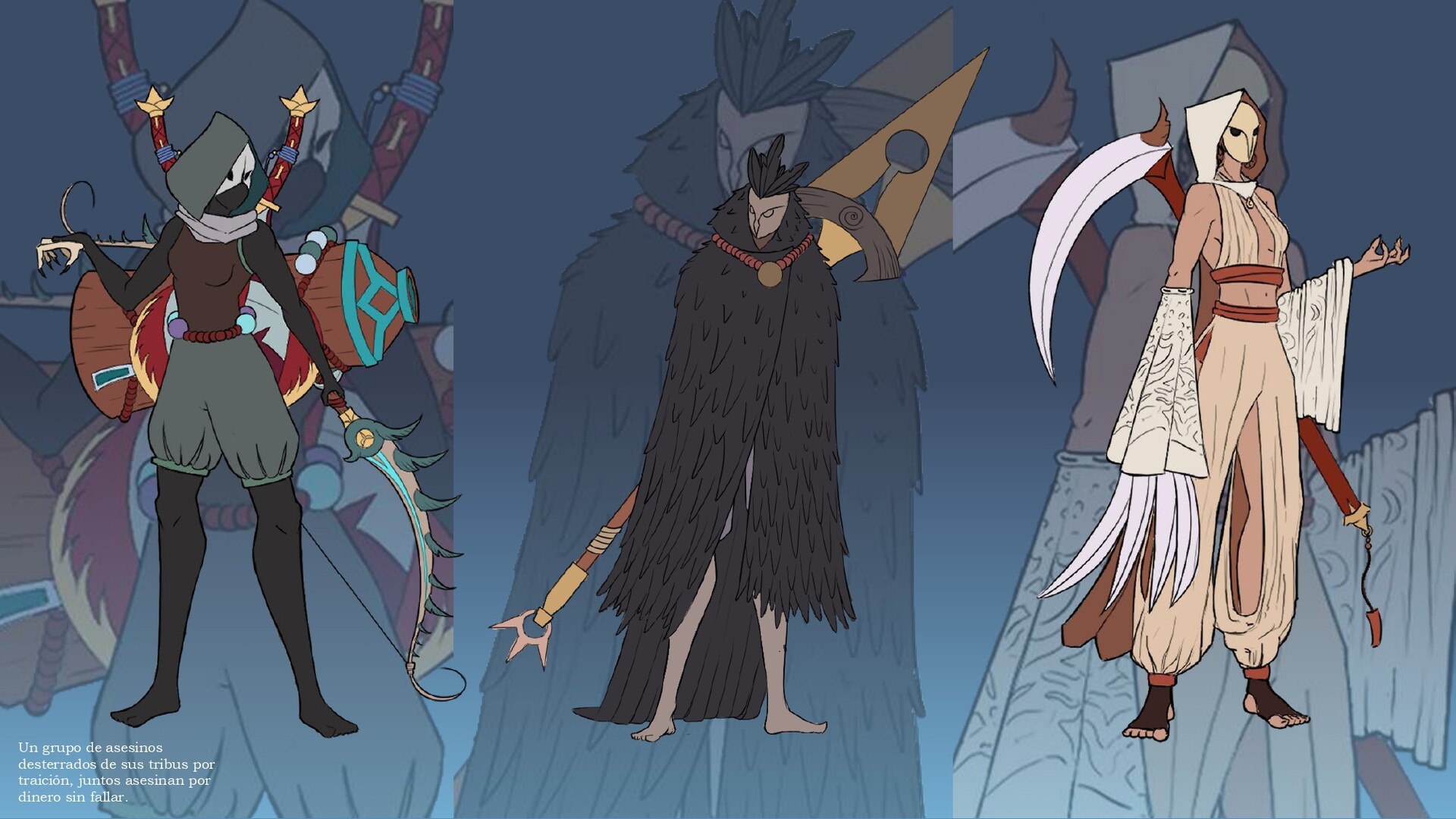 ArtStation - The Hunters - Character Desing (Personal project)