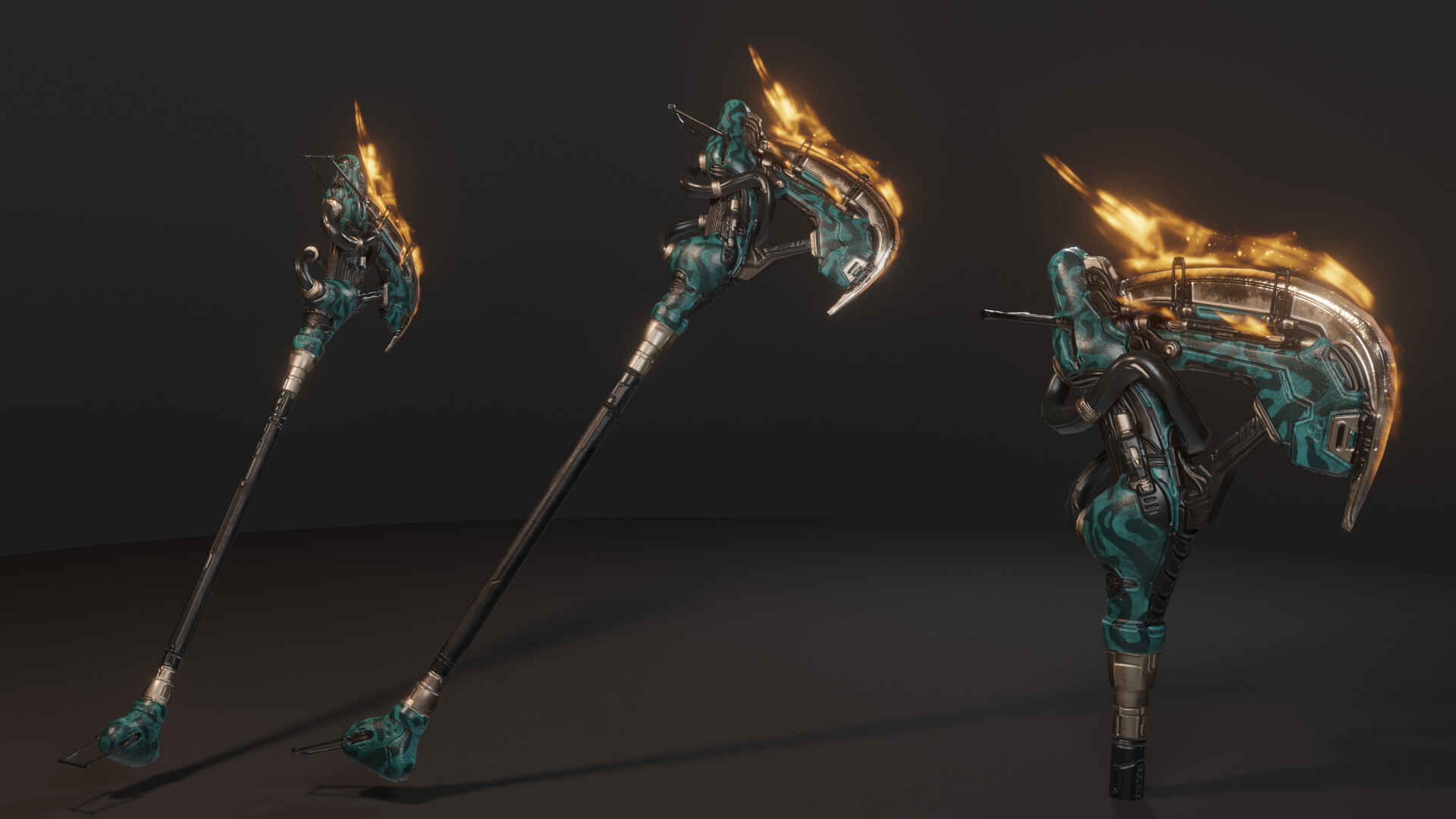 Cole Rudge - Warframe Tennogen [Grineer Flame Axe]