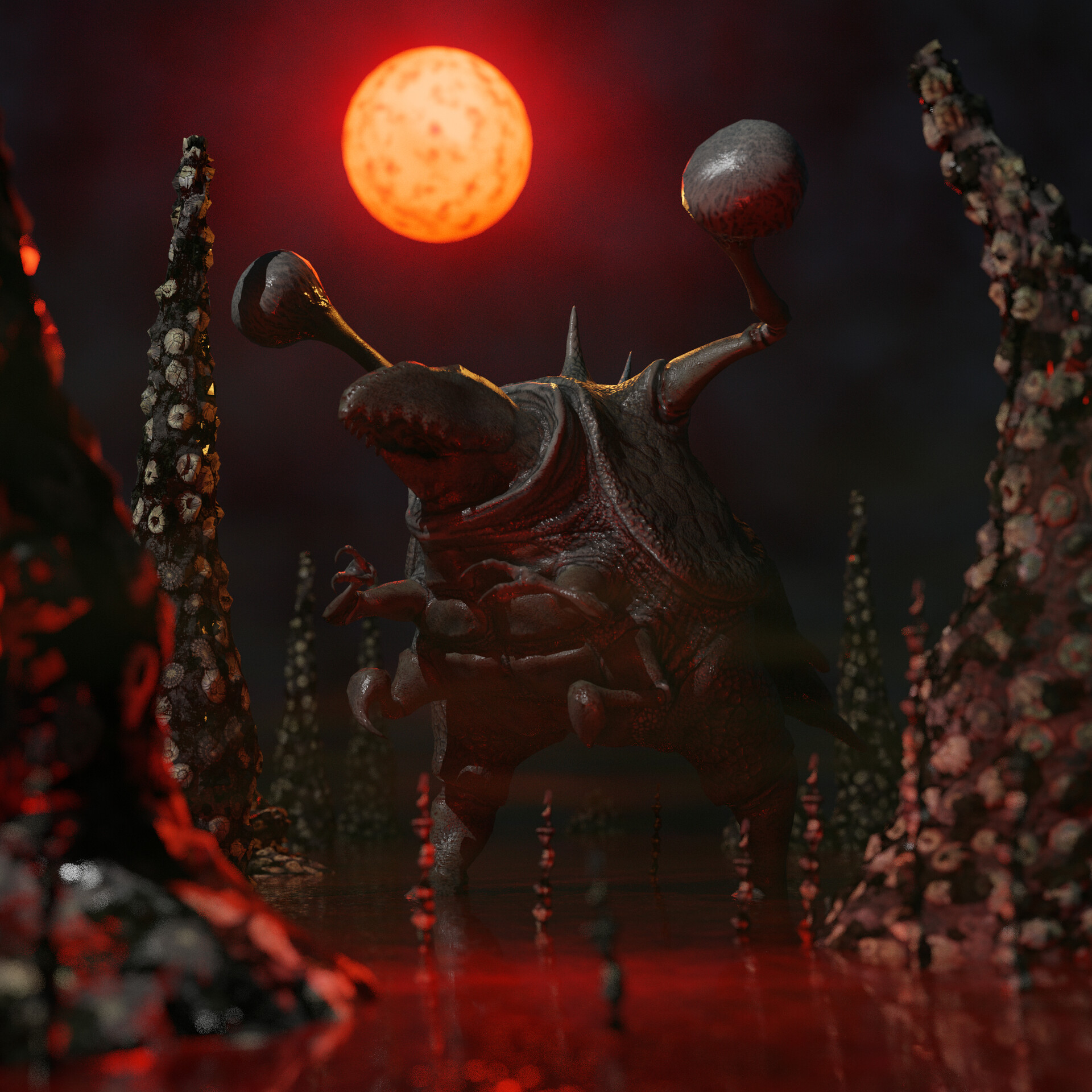 ArtStation - Lovecraftian Creature 001