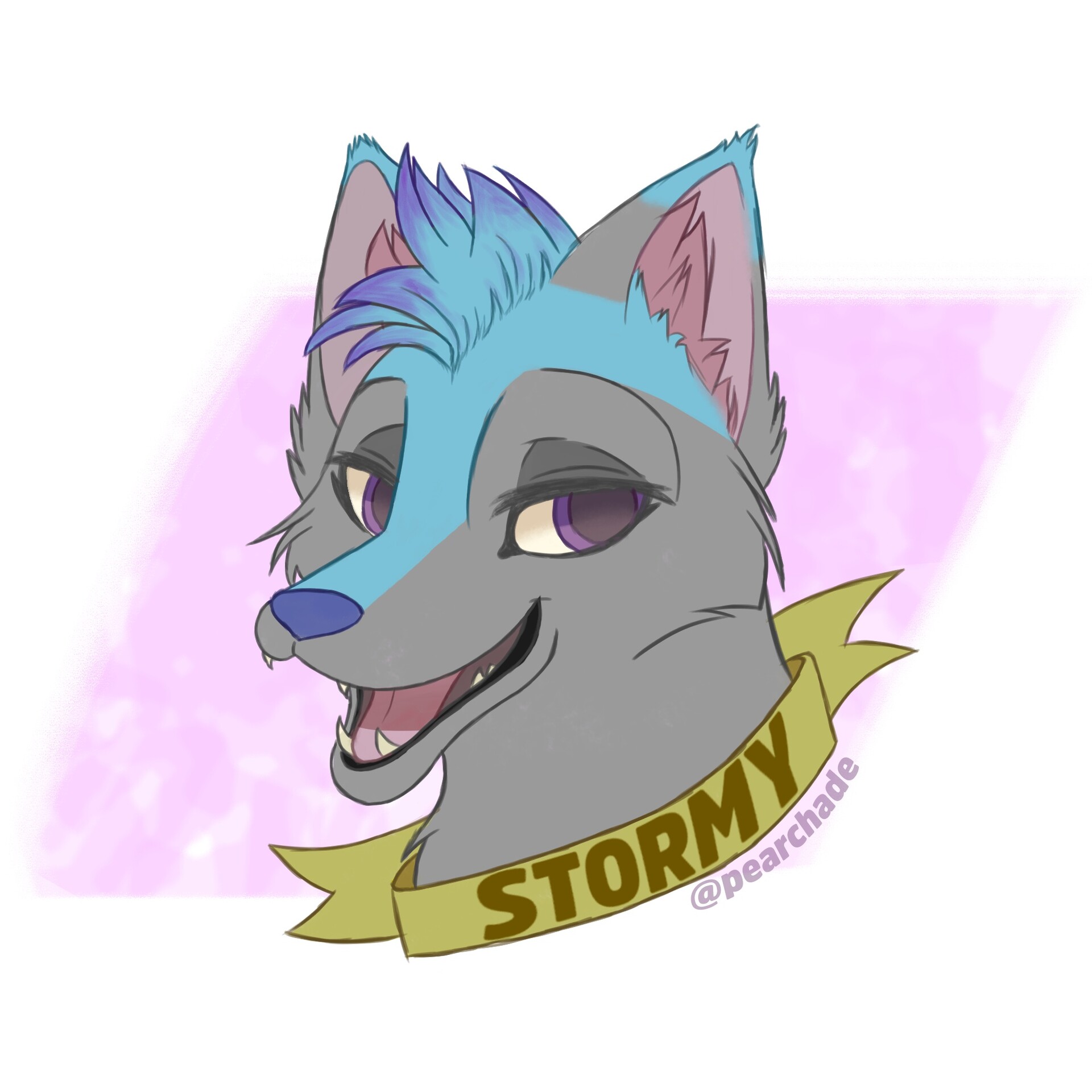 ArtStation - An updated style wolf art