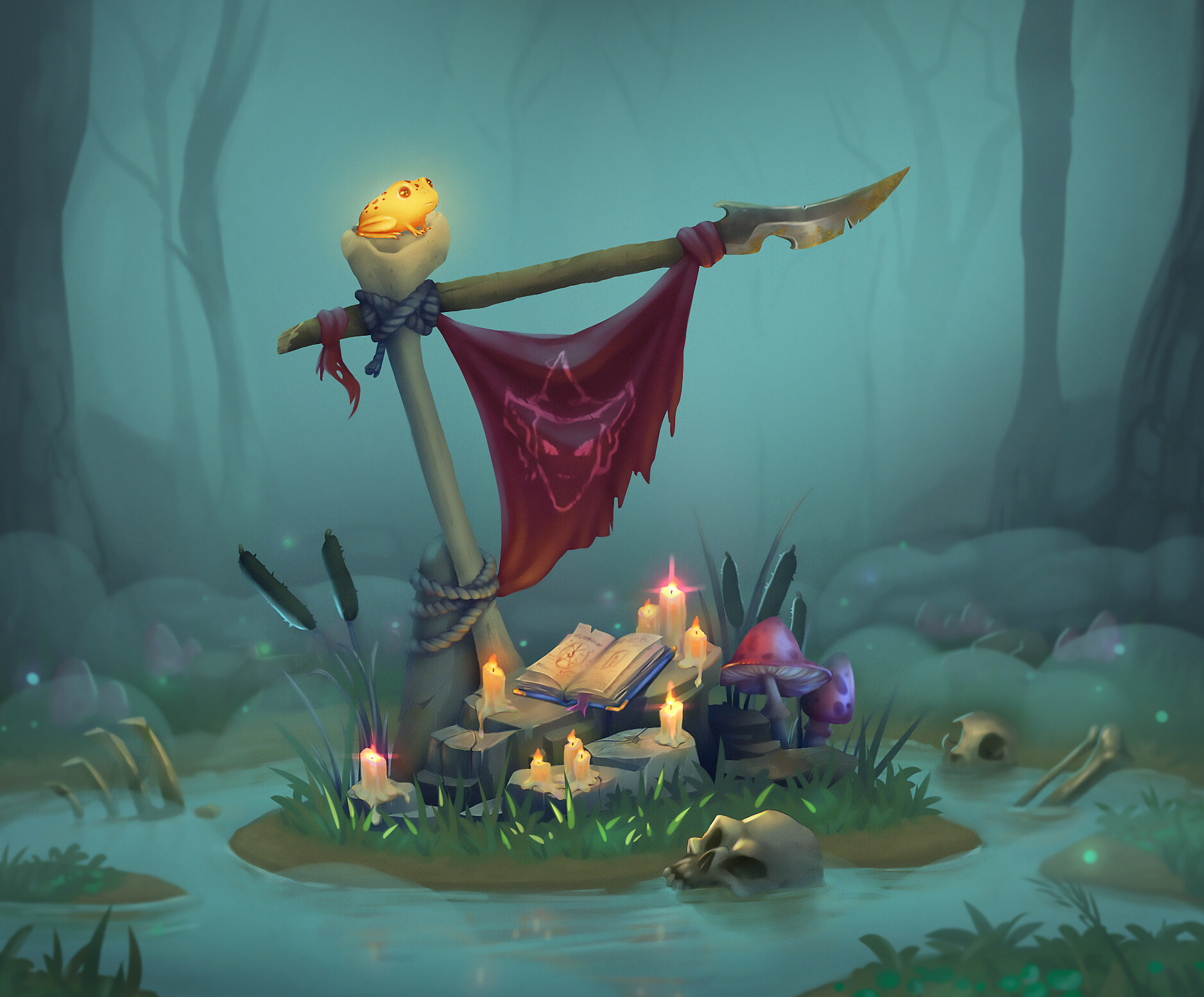 ArtStation - Fantasy Signboard