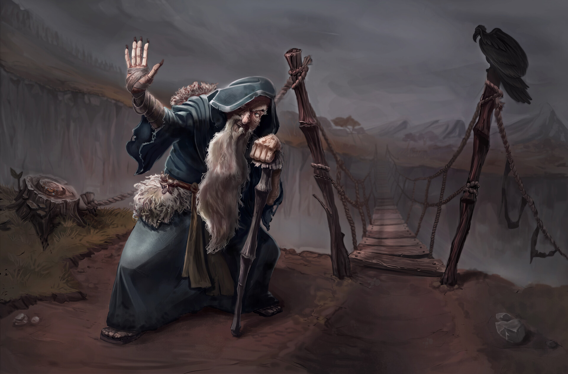 ArtStation - The Bridge Keeper