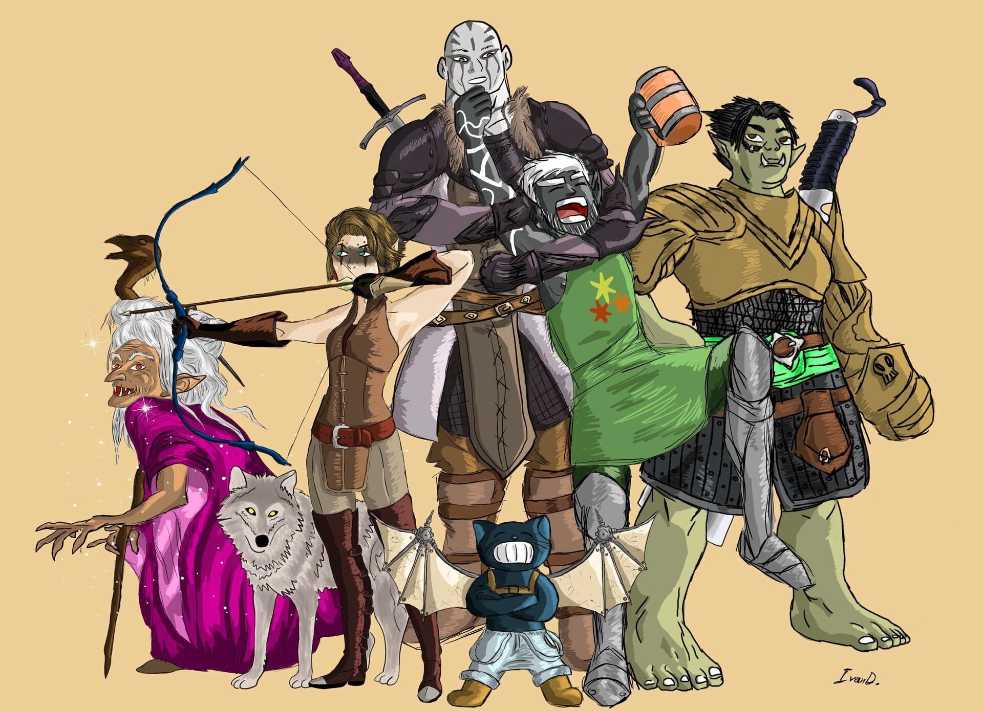 ArtStation - Riverfield's campaign characters