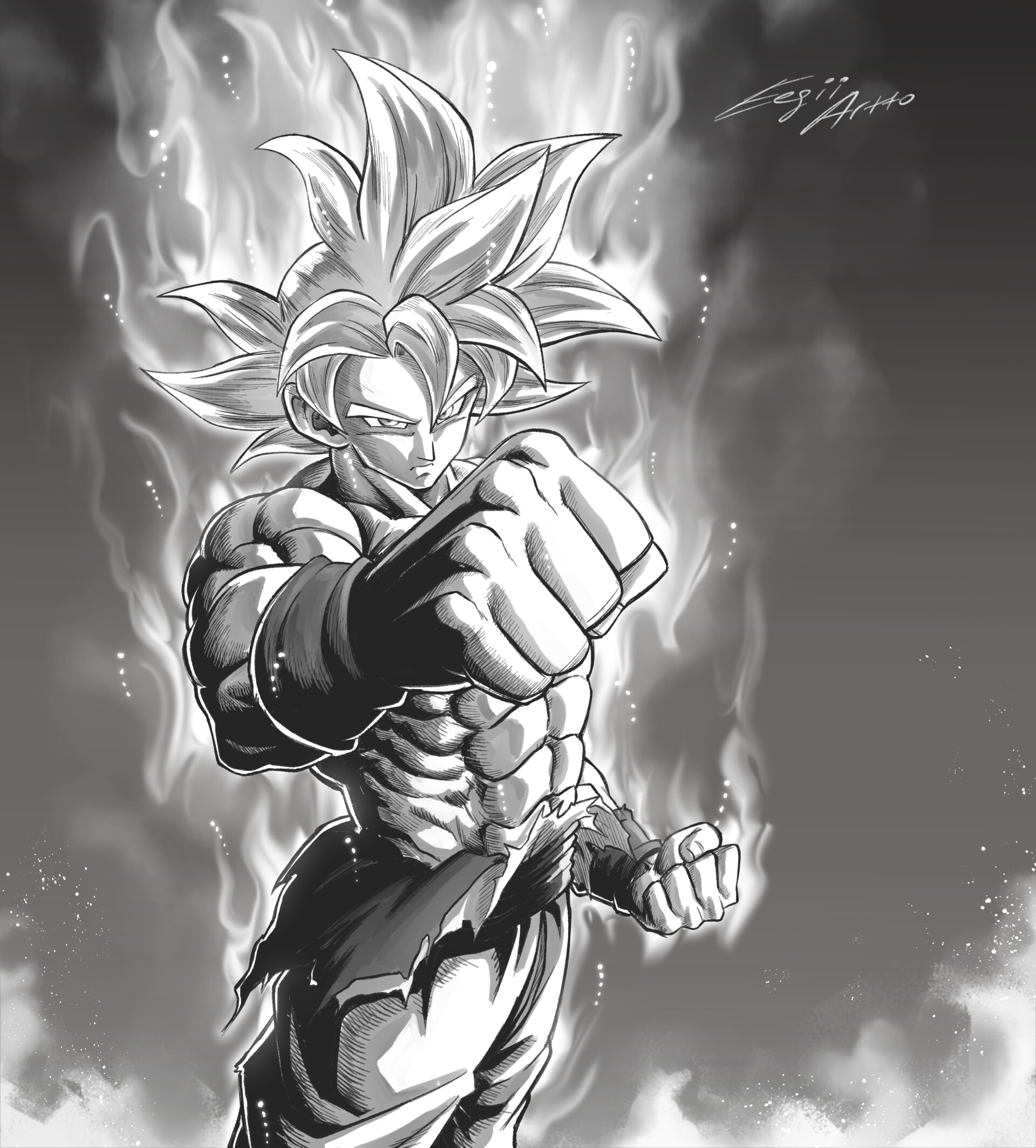 ArtStation - Ultra Instinct Goku
