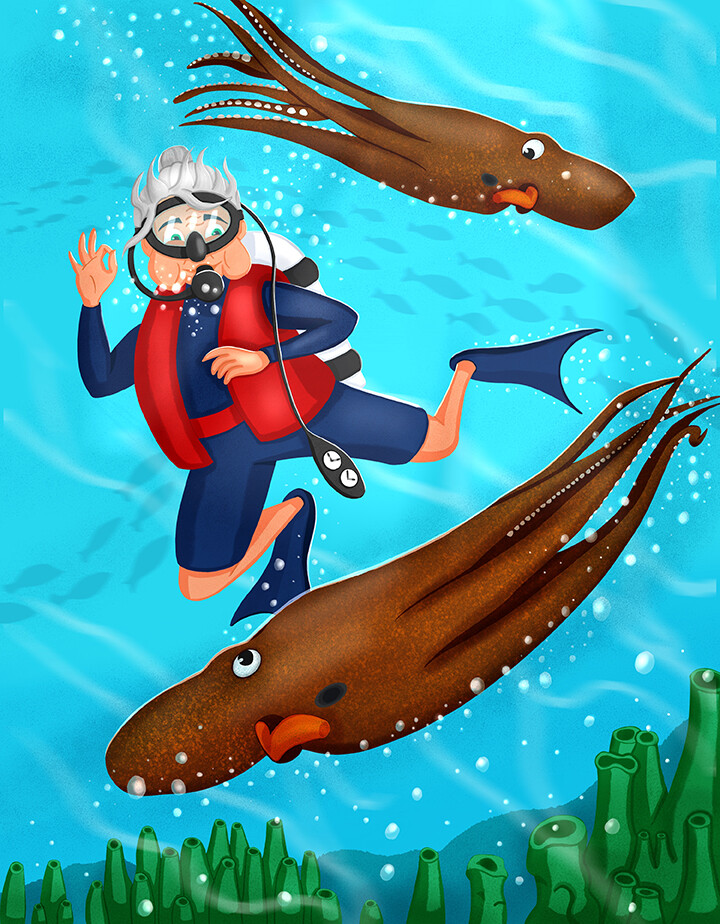 ArtStation - Diver Character Design